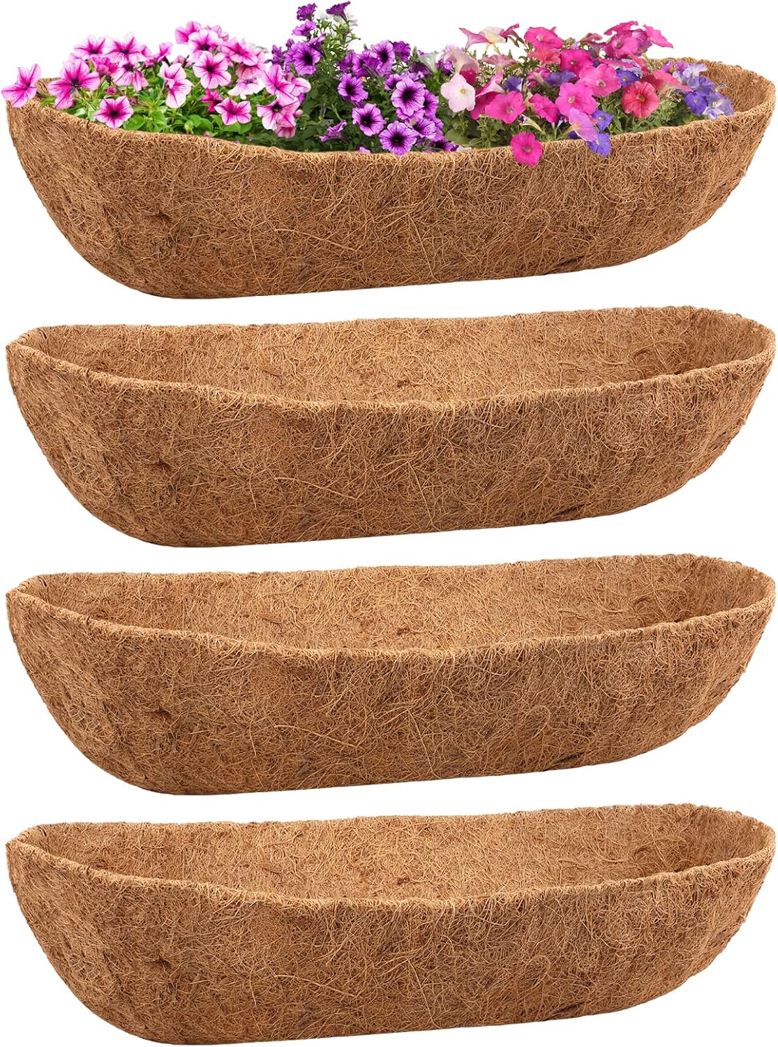 Amazon.com: Legigo 4 Pack Trough Coco Liner for Planters- 30 Inch ...