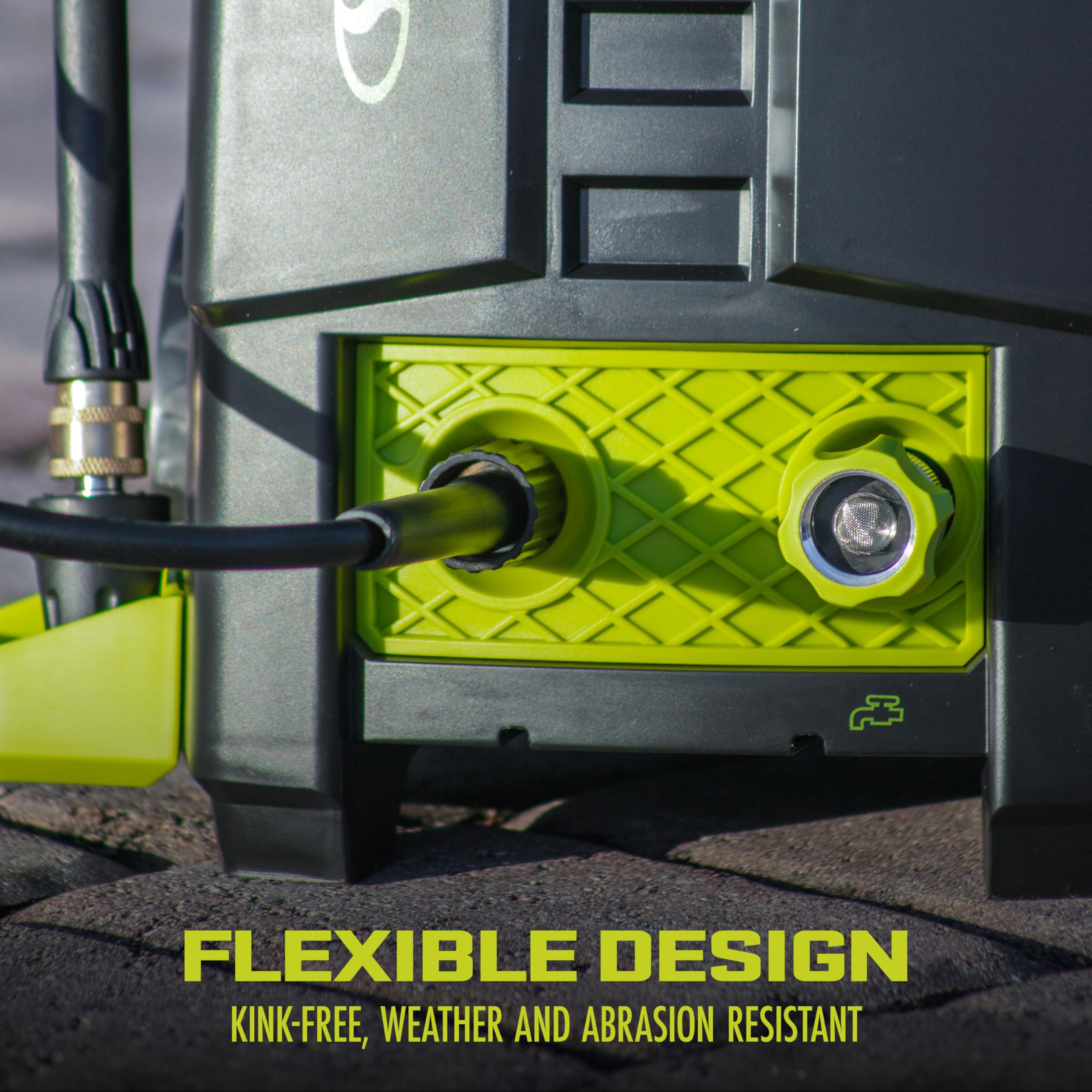 Snapklik.com : Sun Joe SPX-25H 25-Foot Medium-Duty Pressure Washer Extension Hose, M22-15 Mm ...