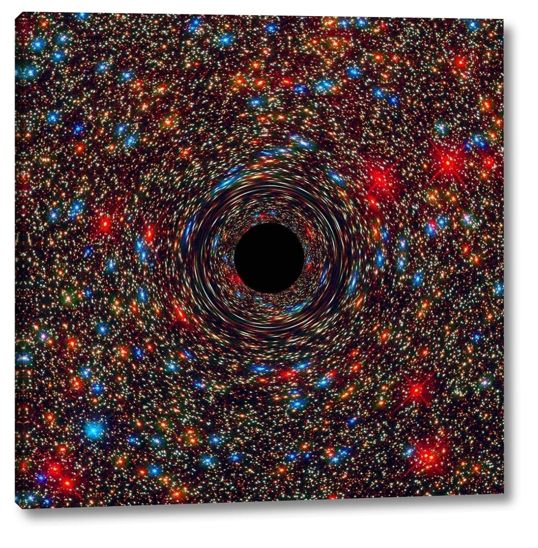 Painting Real Black Hole Nasa