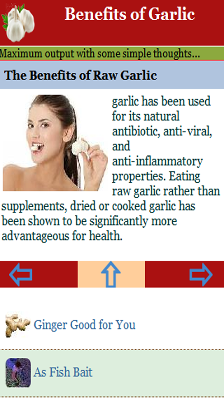 Benefits of Garlic - App on the Amazon Appstore