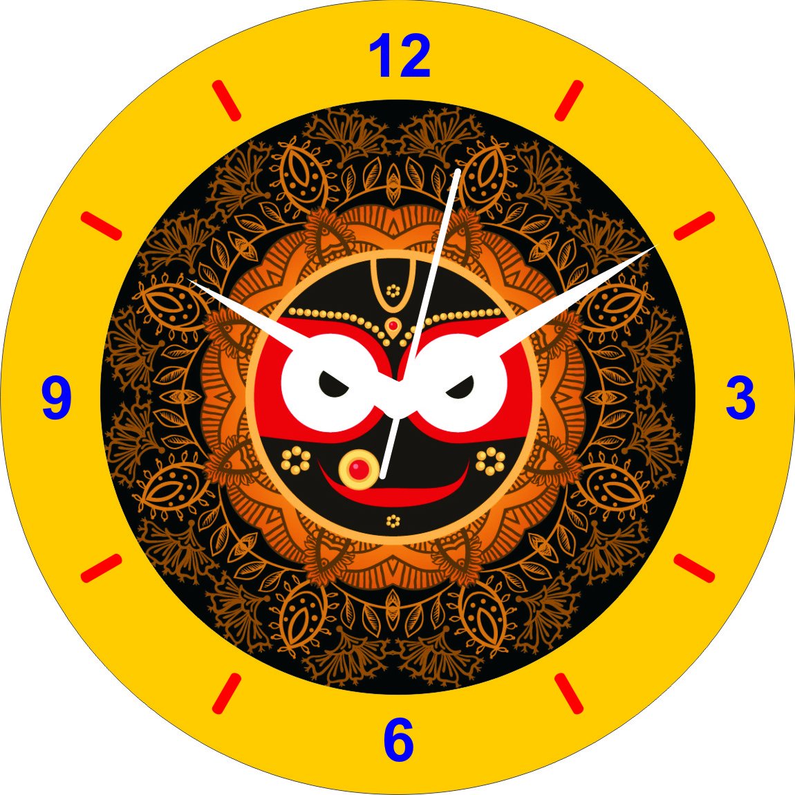 Xclusve Lord Jagannath Wall Clock : Amazon.in: Home Improvement