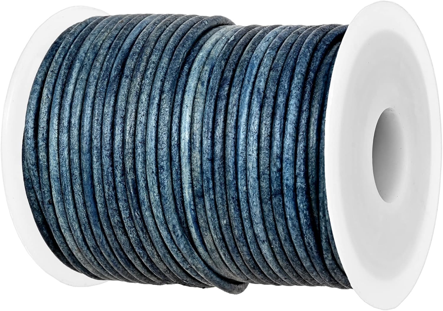 Amazon.com: GENIQUE Real/Genuine Round Leather String Cord for Necklace ...