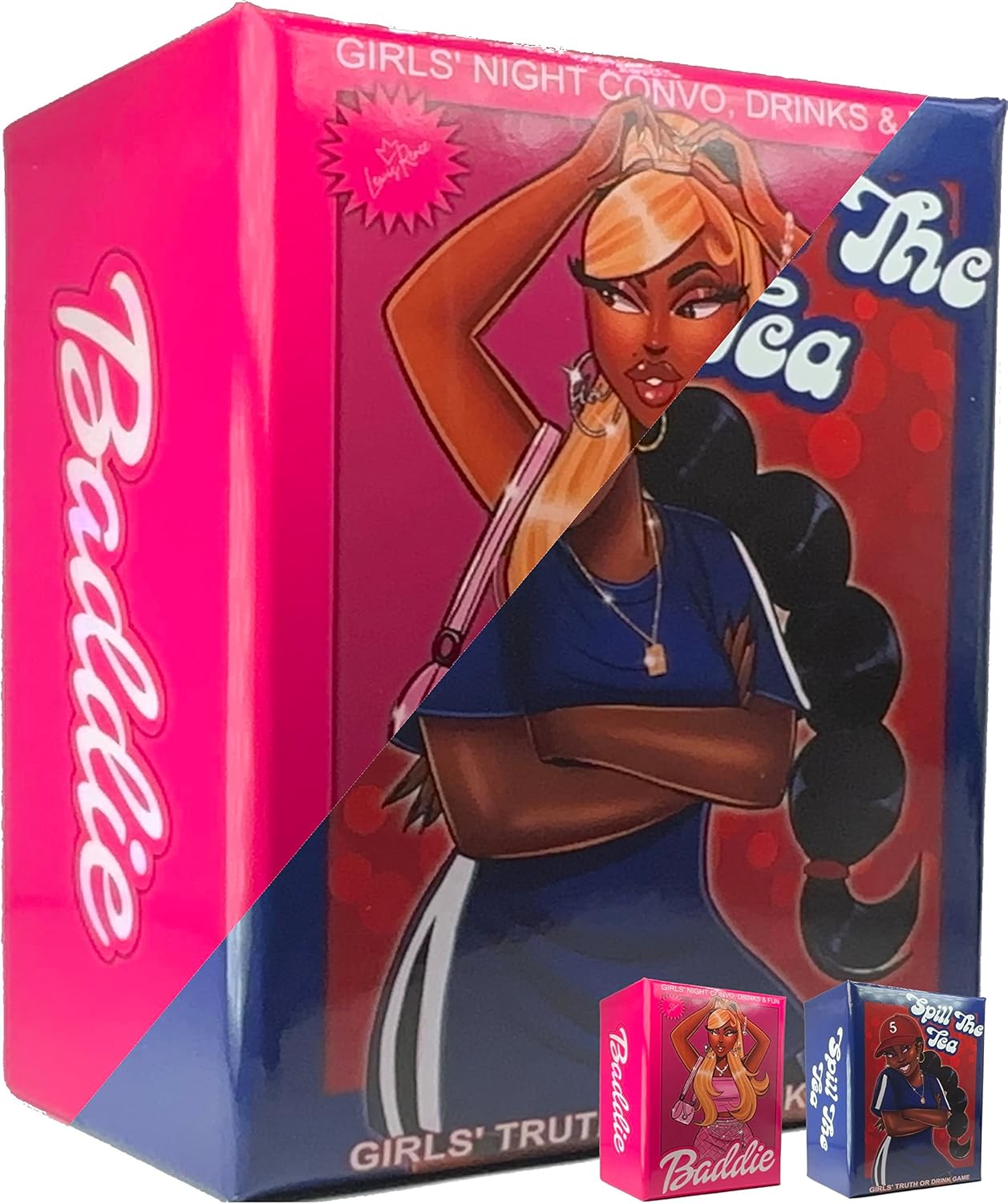 Amazon.com: Bachelorette Party Game Bundle: Baddie & Spill The Tea ...