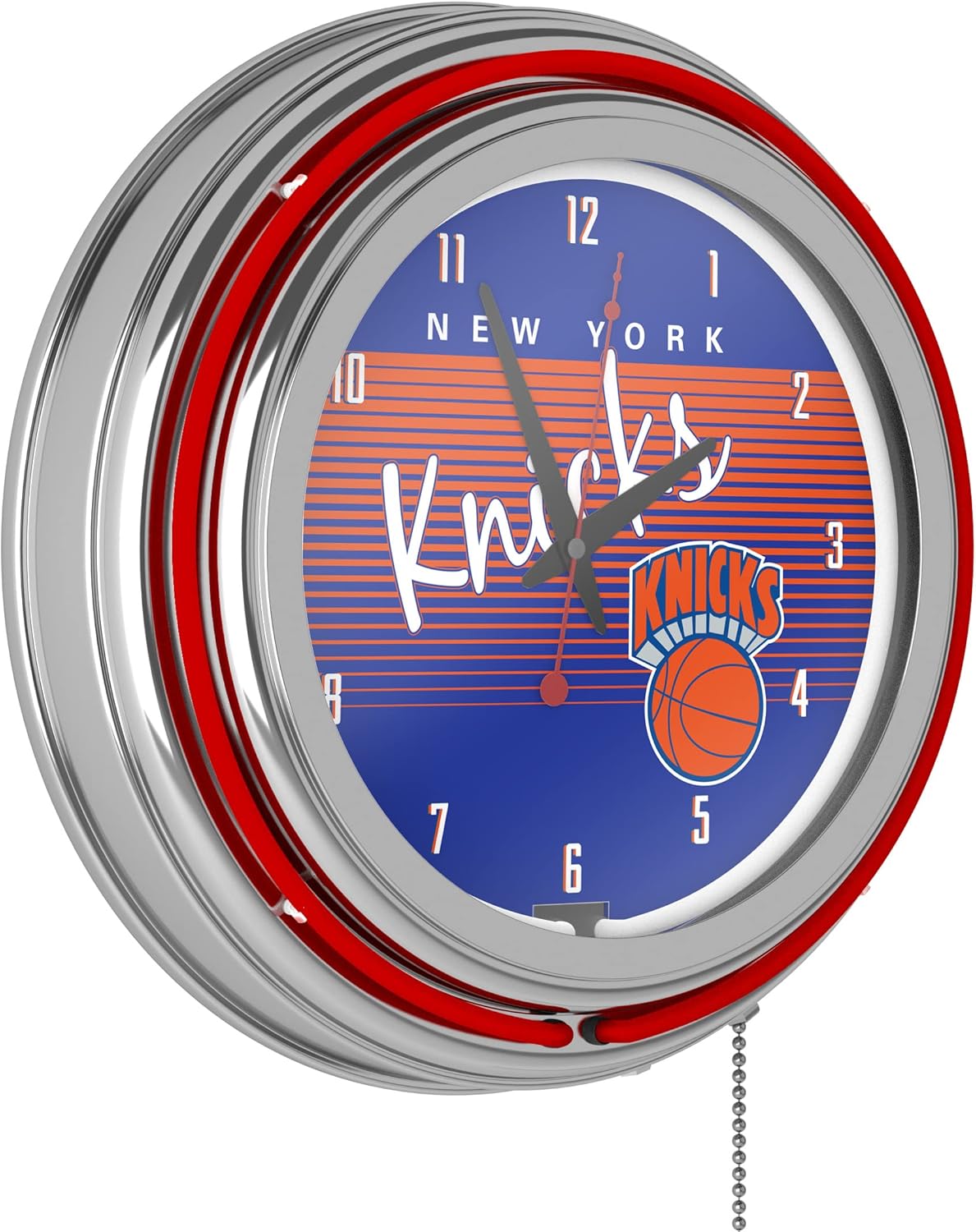 Amazon.com: Neon Clock - Retro New York Knicks Hardwood Classics Analog ...