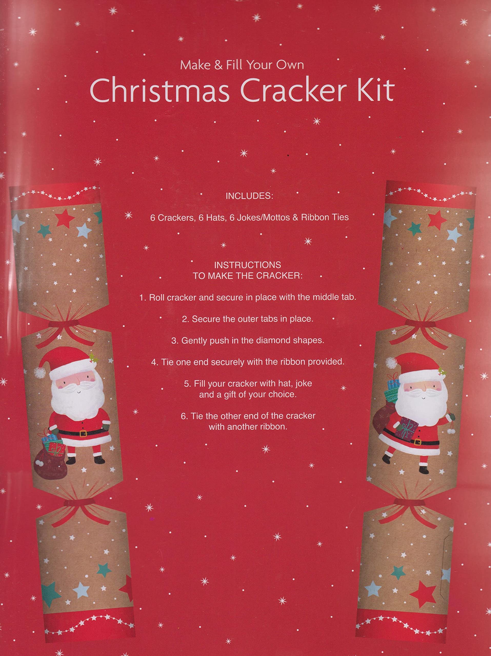 Make and Fill Your Own Festive Seasonal Christmas Party Cracker Craft ...
