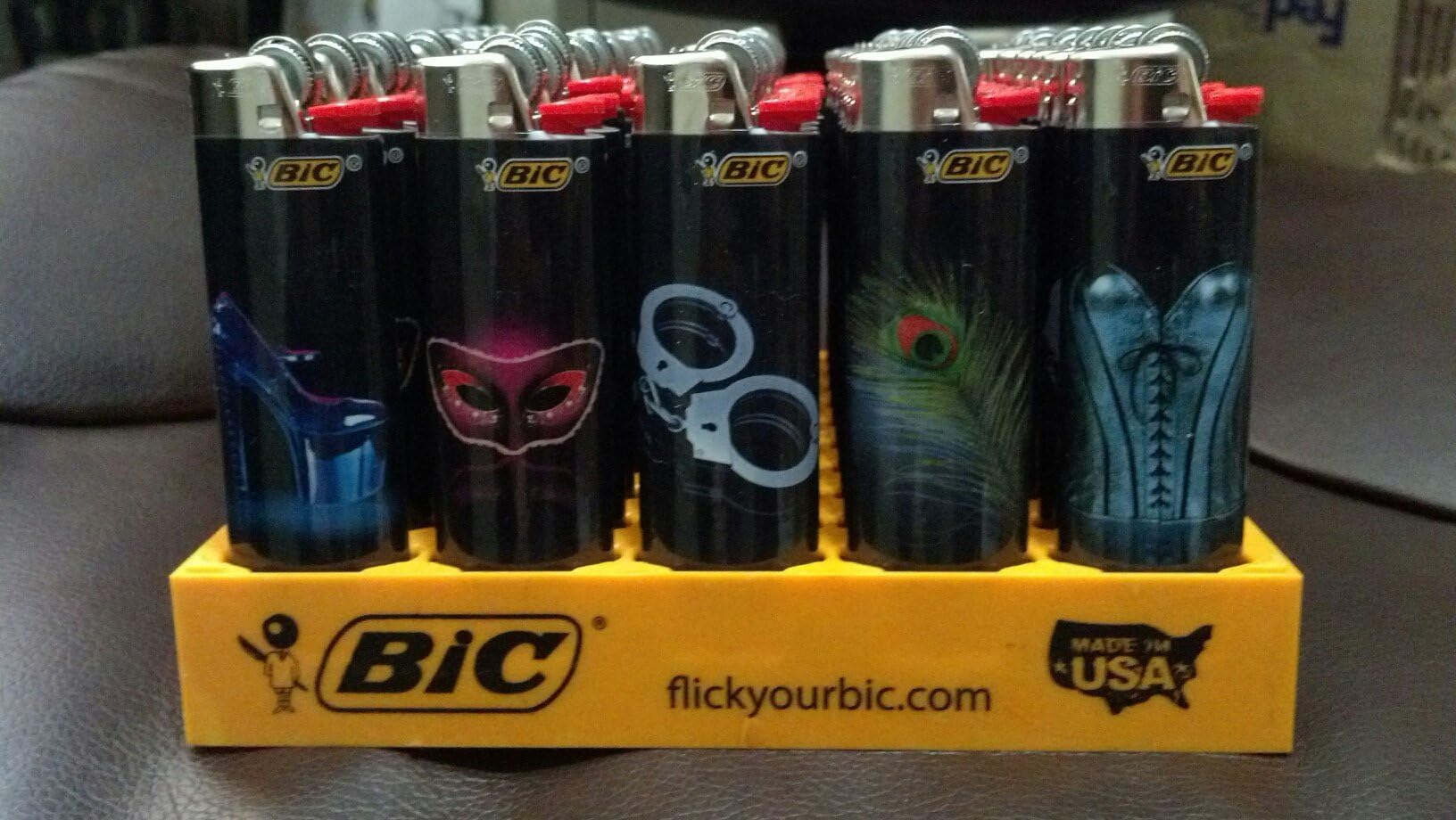Amazon.com: BIC Classic Full Size Lighters 2 Lighter Pack, Colors May ...