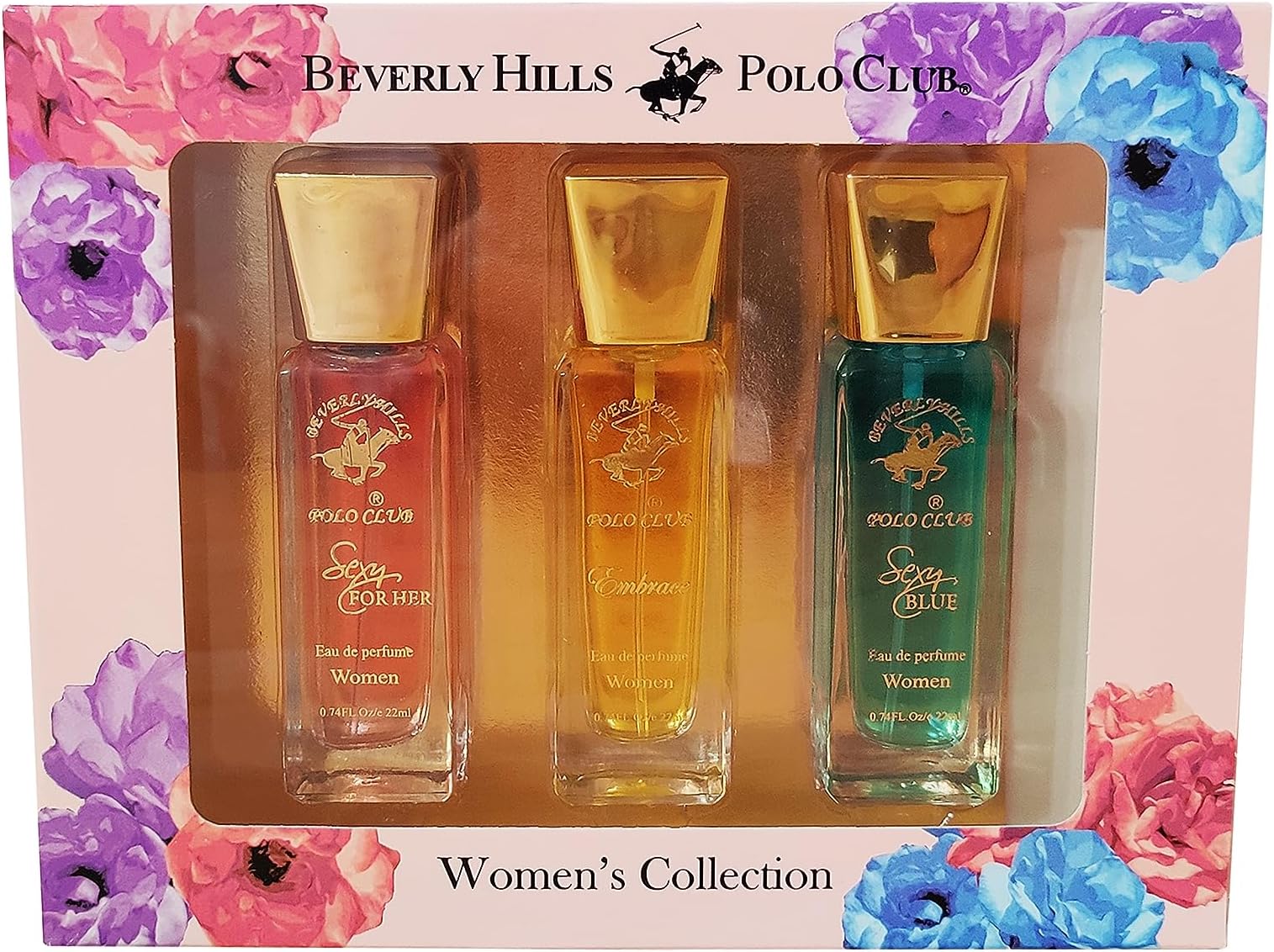Amazon.com : Beverly Hills Polo Club 3 Piece Women's Collection (Sexy ...