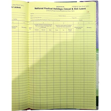 LRS Form B - Wages Register - Under Ease of Compliance to Maintain ...