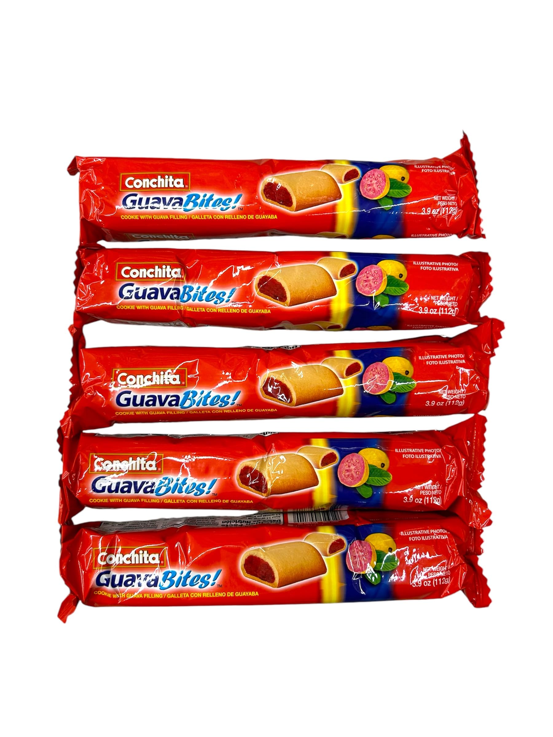 Amazon.com: Guava Bites, Cookie with Guava Filling, 3.9 oz (Pack of 5 ...
