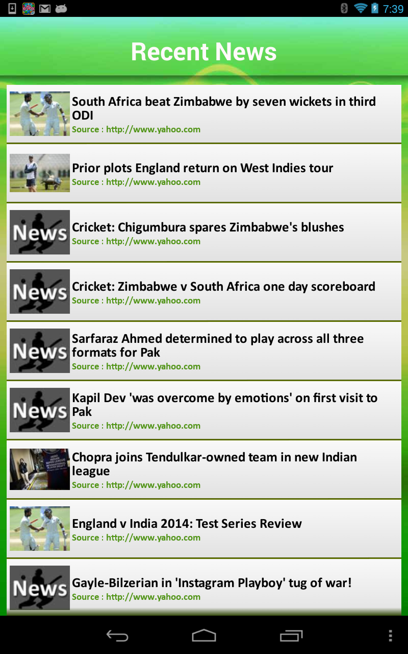 Cricket live score App - App on Amazon Appstore
