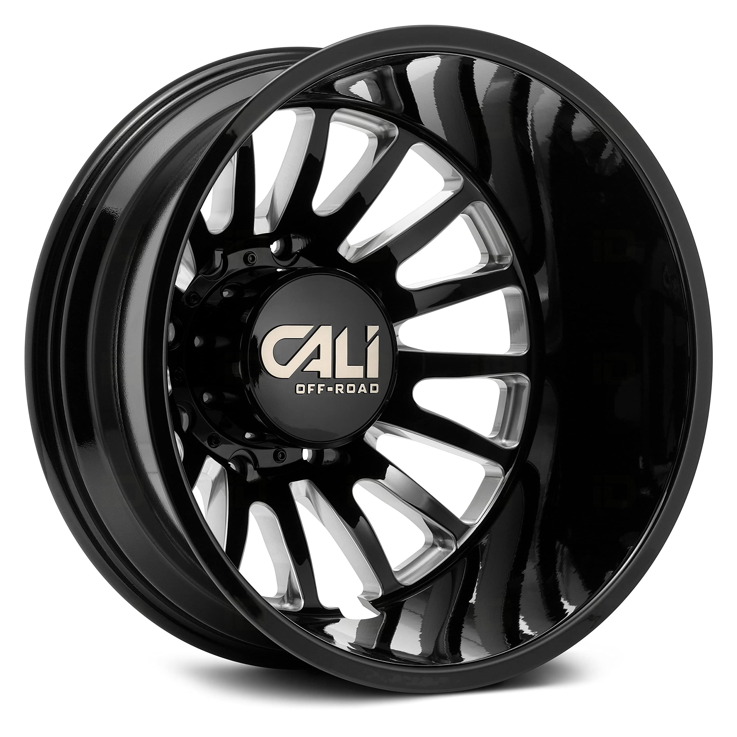 CALI OFF-ROAD 9110D-22877BMF115 Summit Dually Front 9110 Gloss Black ...