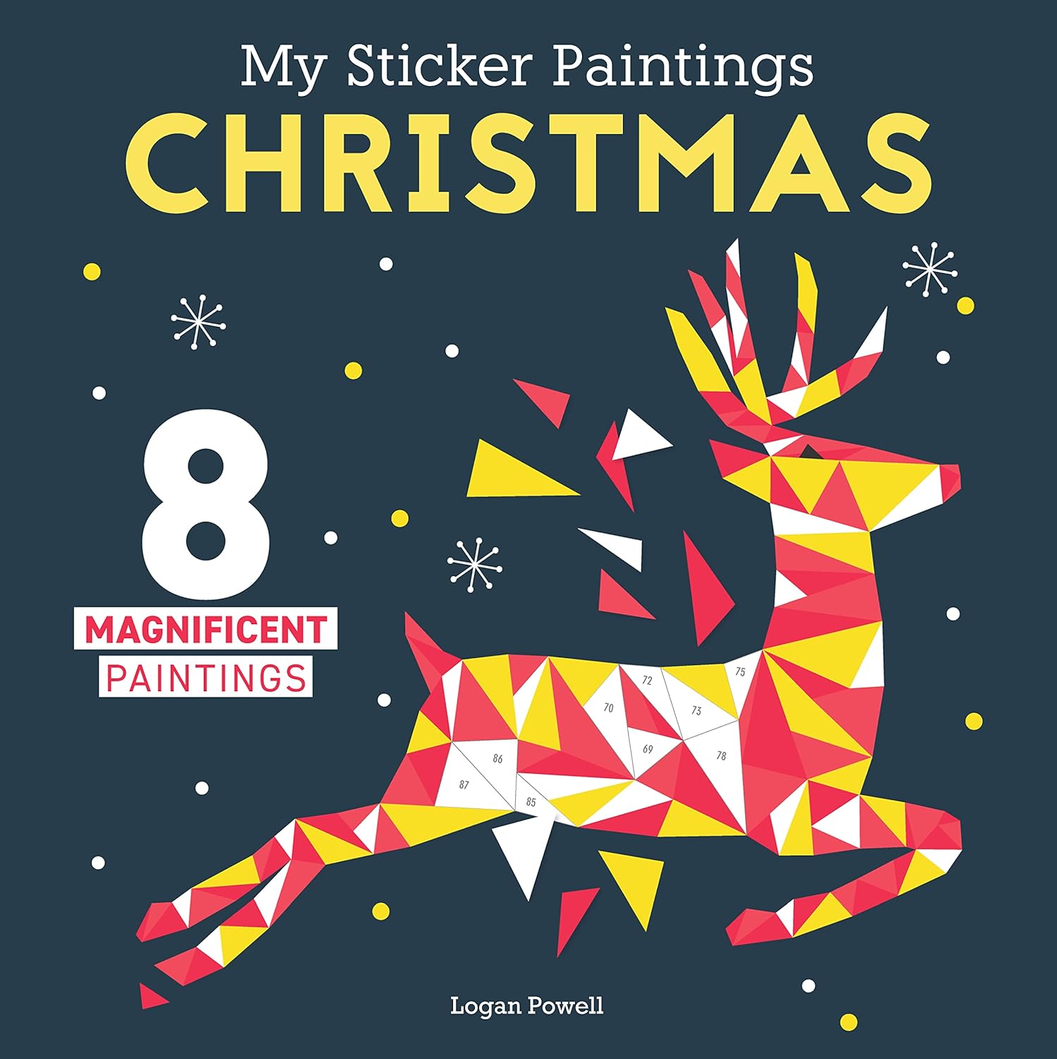 My Sticker Paintings: Christmas: 8 Magnificent Paintings (Happy Fox ...