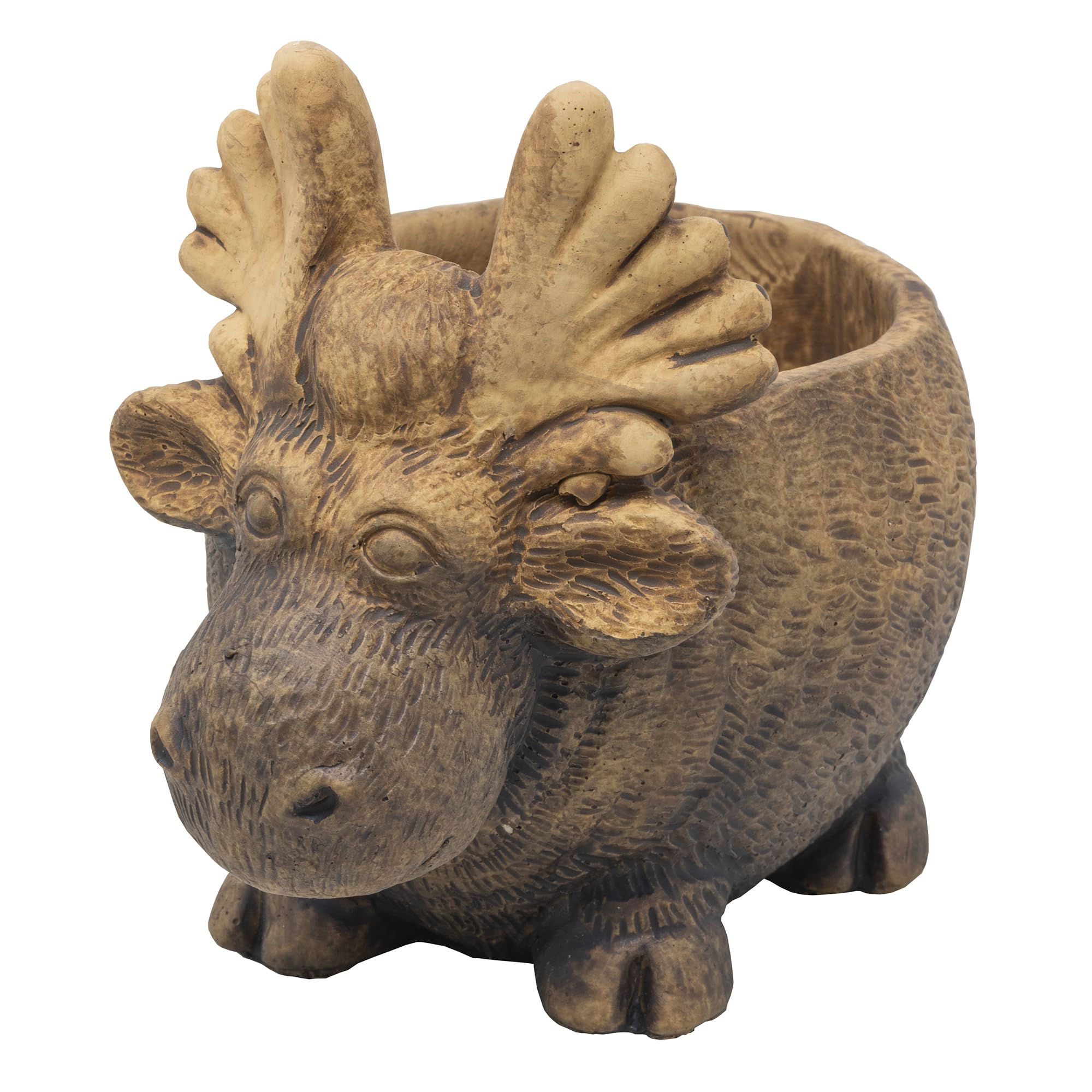 Amazon.com : Classic Home and Garden Indoor Outdoor Cement Moose ...