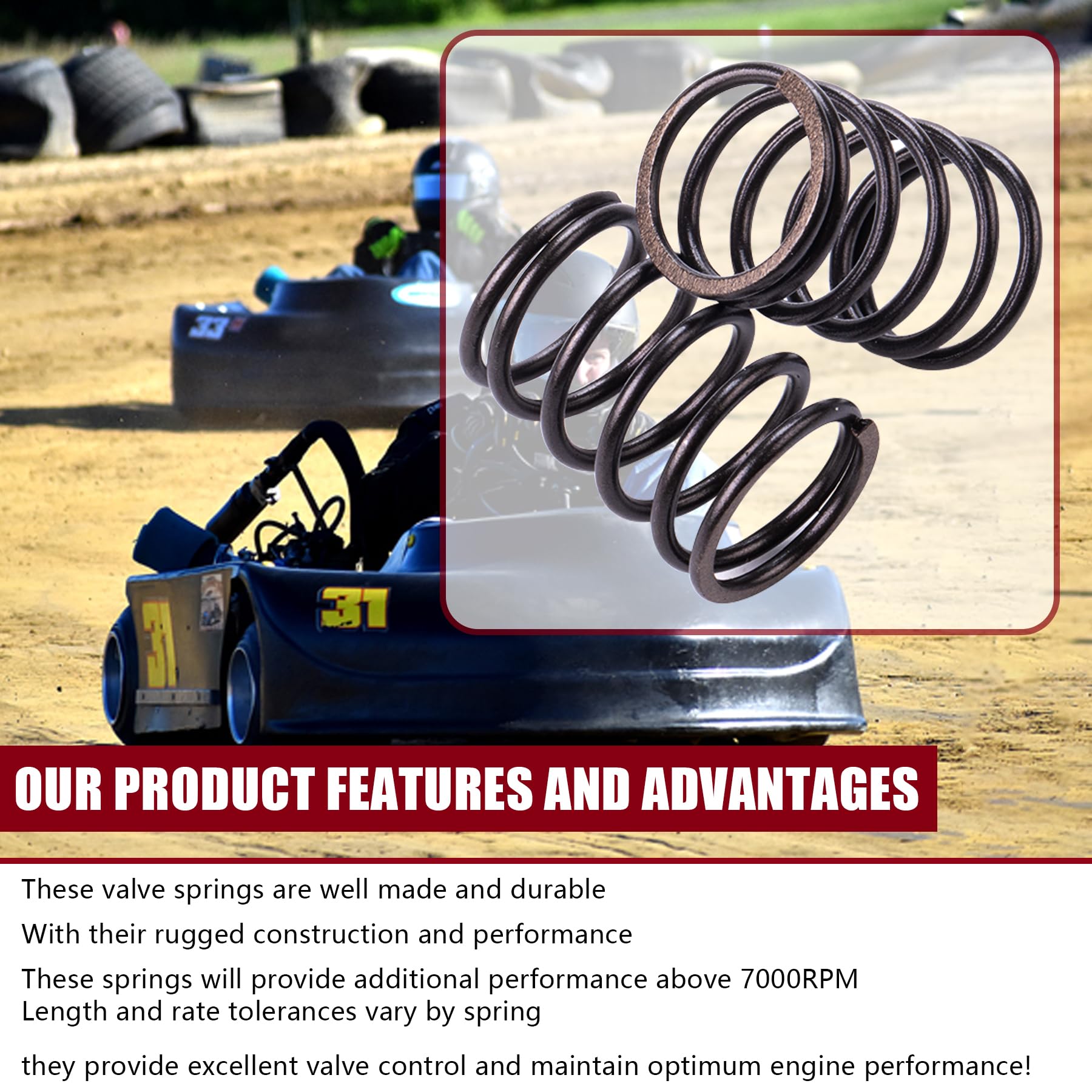 Snapklik.com : 26lb Valve Spring Kit For Predator 196cc 212cc For Honda ...