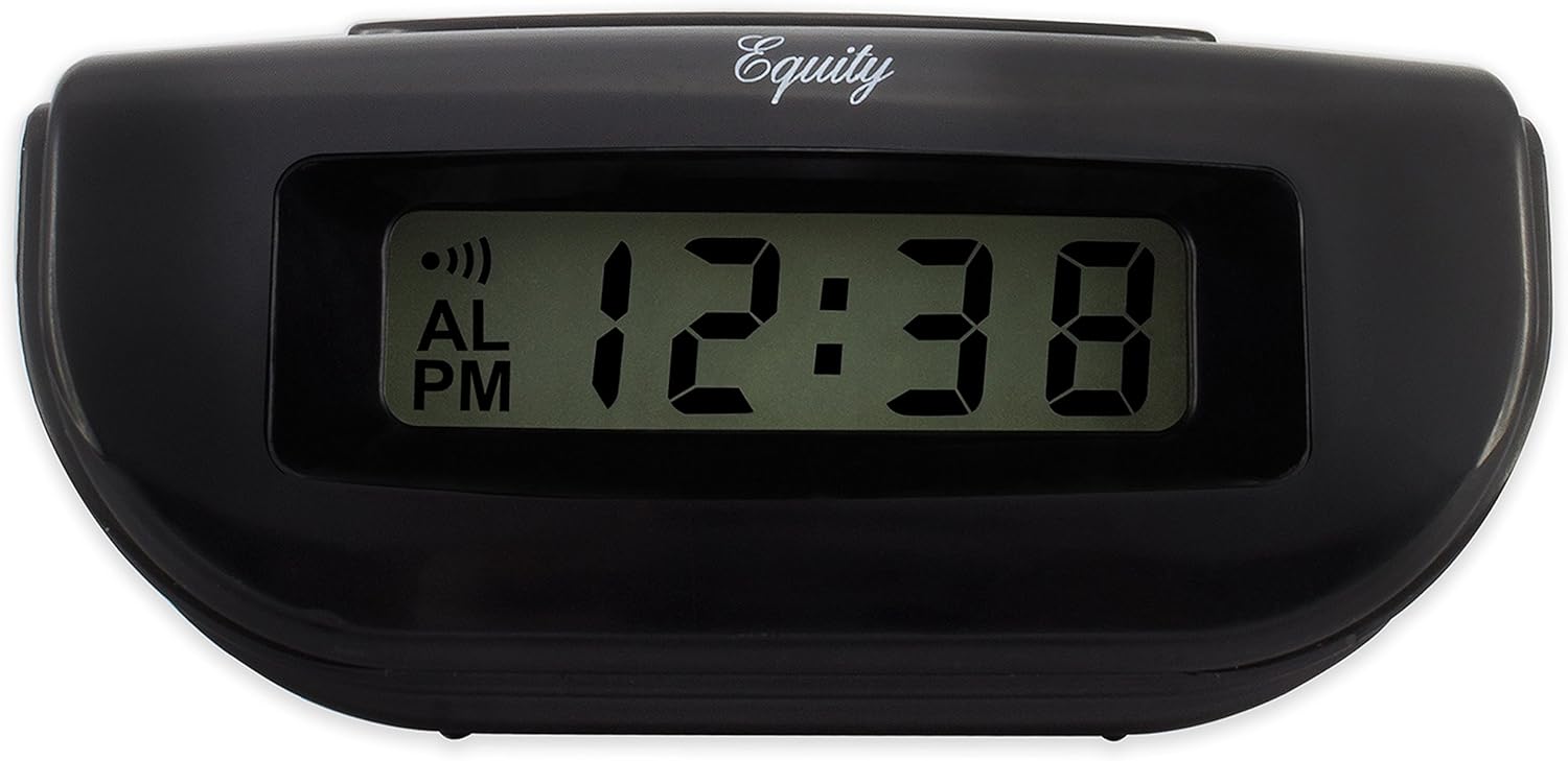 Amazon.com: Equity by La Crosse LCD Snooze Alarm Clock, Black : Home ...