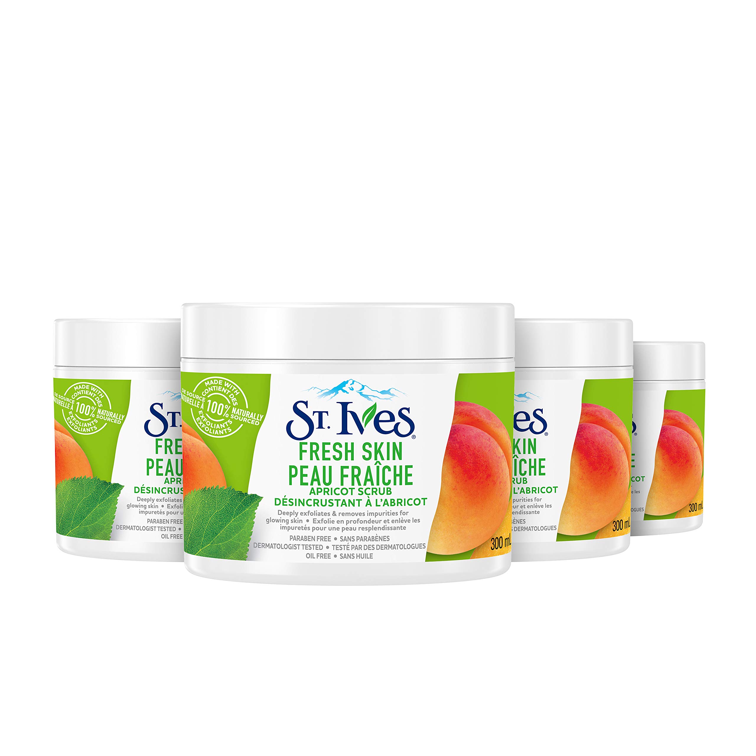 St. Ives Fresh Skin Facial Scrub for clean, glowing skin Apricot Made ...
