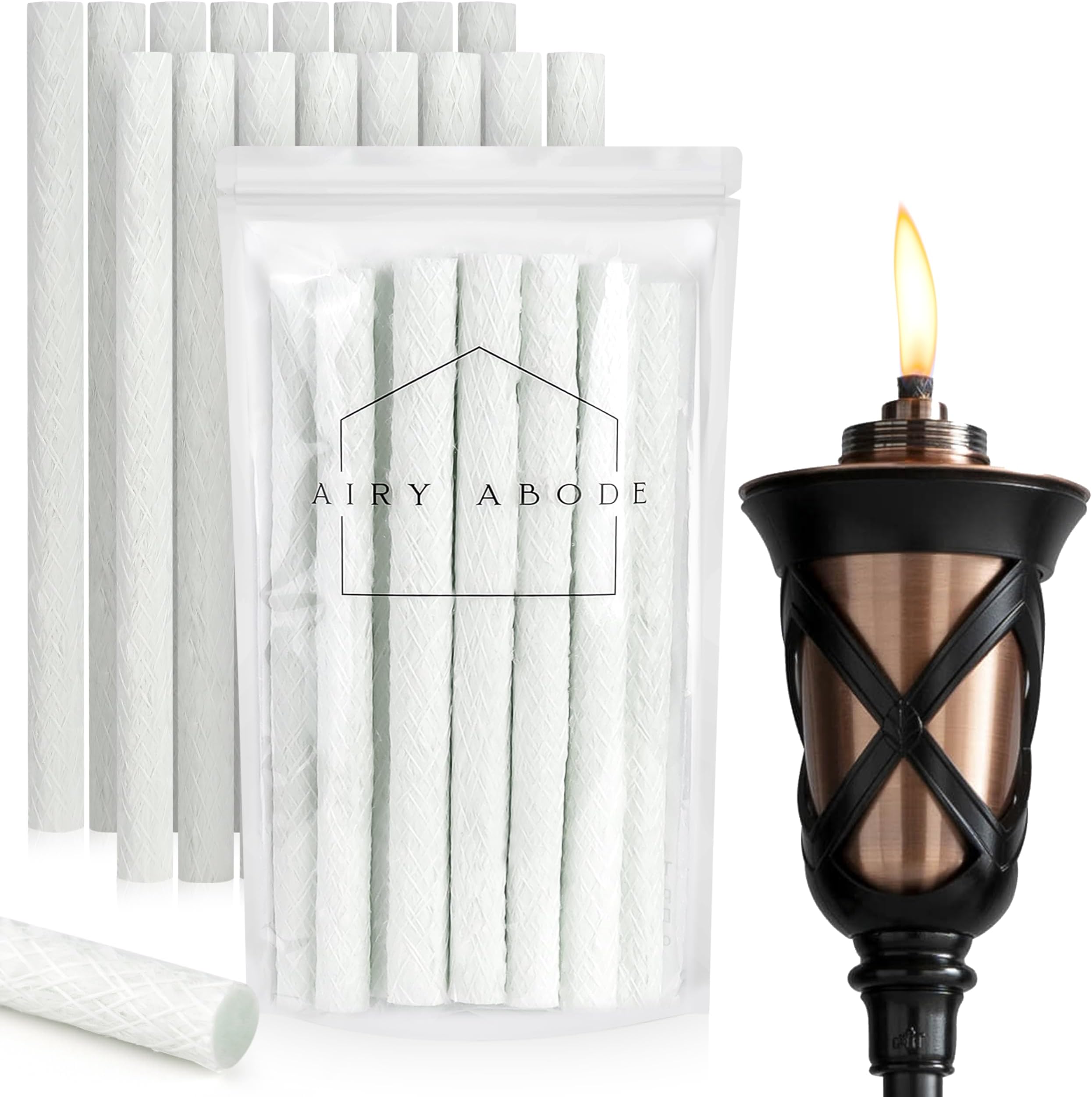 Amazon.com: EricX Light Long Life Fiberglass Replacement Wicks for Tiki ...