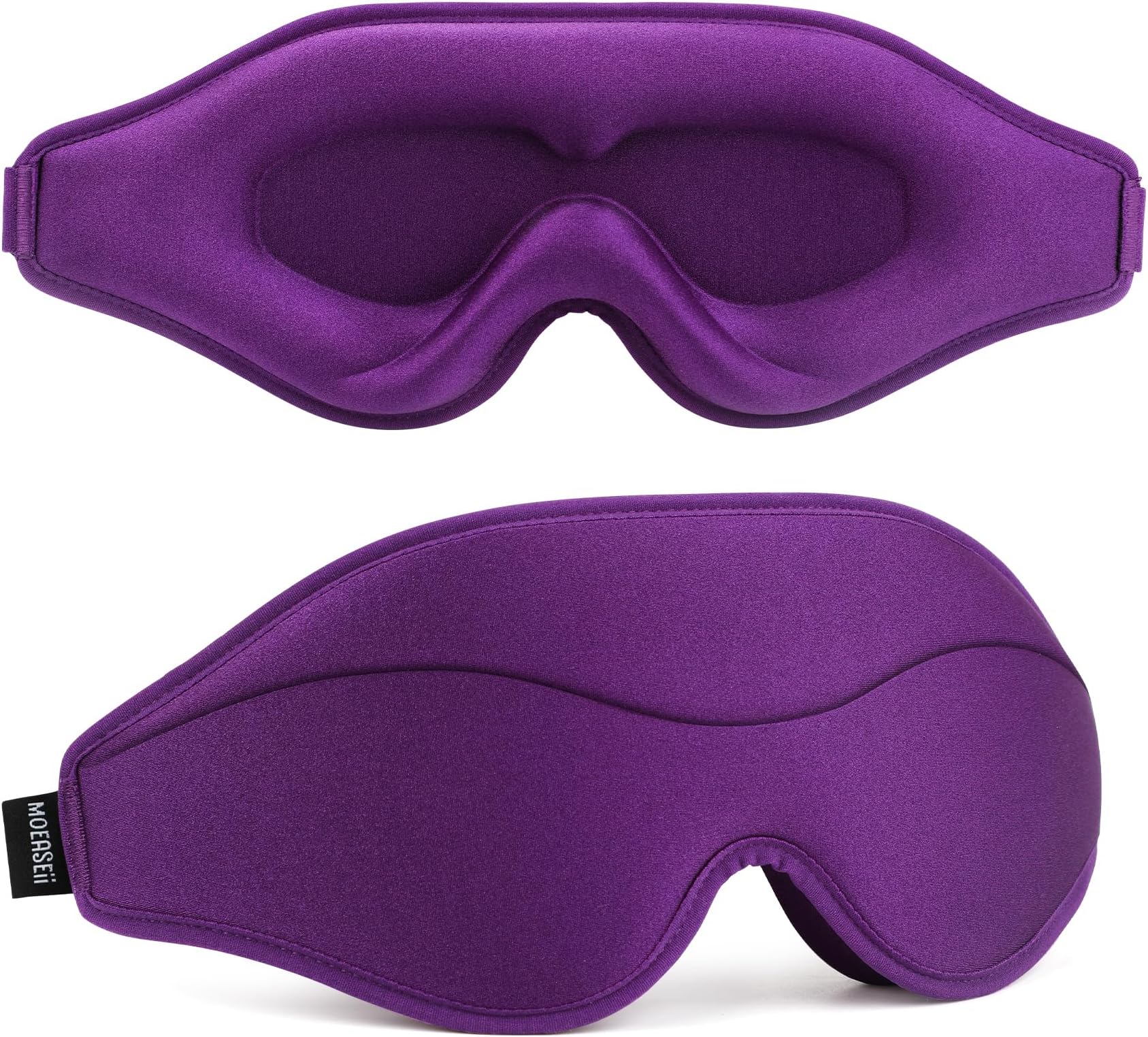 Amazon.com: MOEASEii Sleep Mask - Total Blackout 3D Sleeping Mask ...