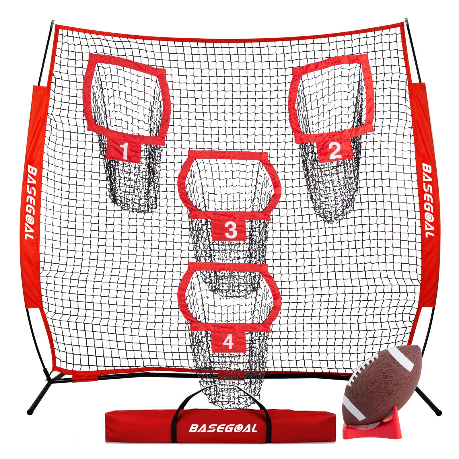 Snapklik.com : BaseGoal 8 X 8ft Football Nets For Throwing,Football ...