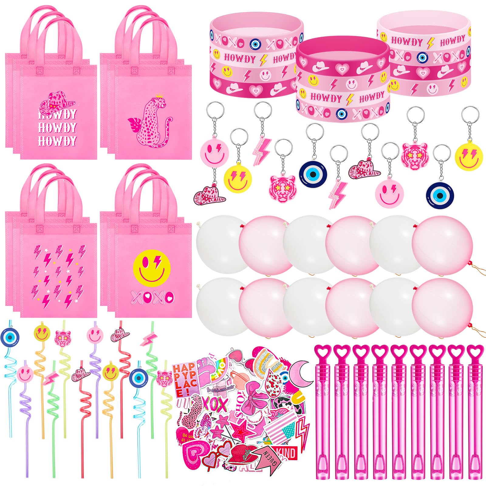 Amazon.com: Libima 184 Pcs Preppy Party Favors Preppy Birthday Party ...
