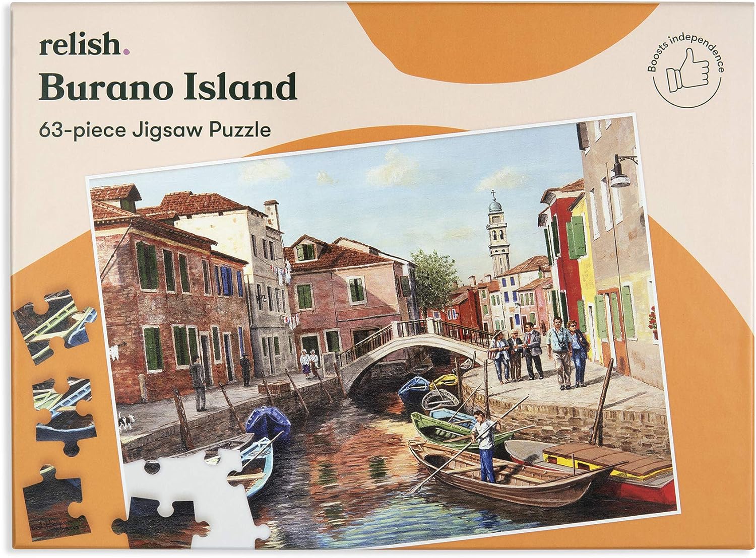 Relish 63 Piece Burano Island Dementia Jigsaw Puzzle – Dementia ...