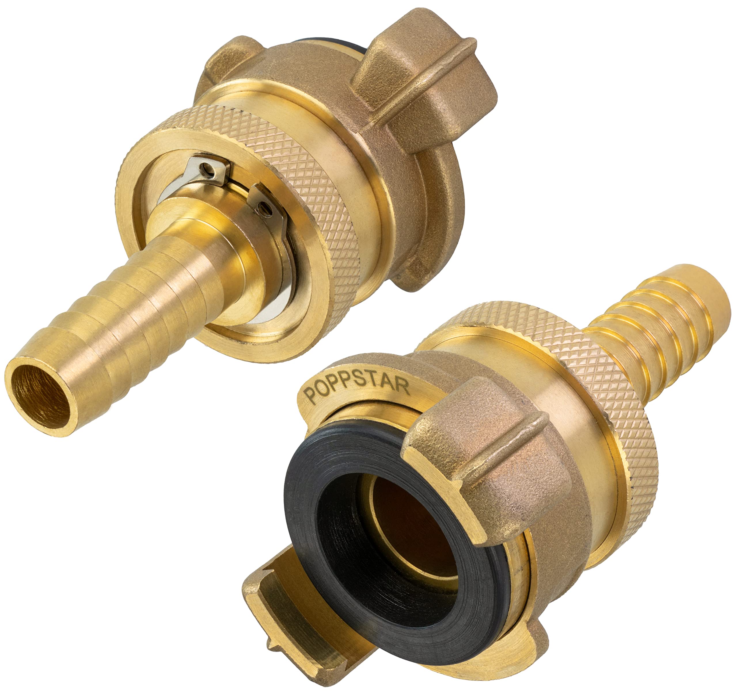 Poppstar 2X Brass Suction and High Pressure Coupling (Geka System ...