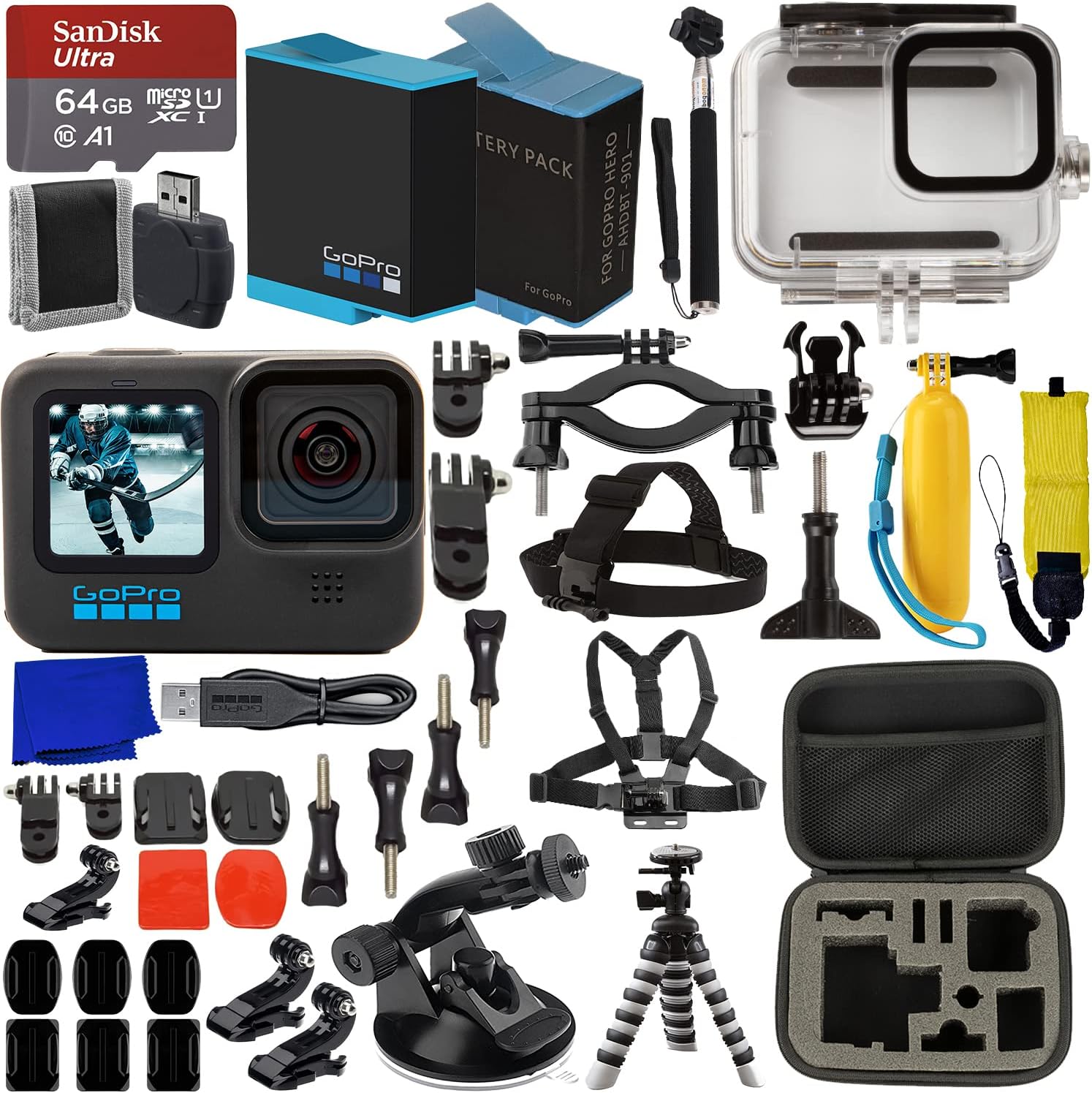 Ultimaxx Premium GoPro HERO12 (Hero 12) paquete – Incluye: tarjeta de ...