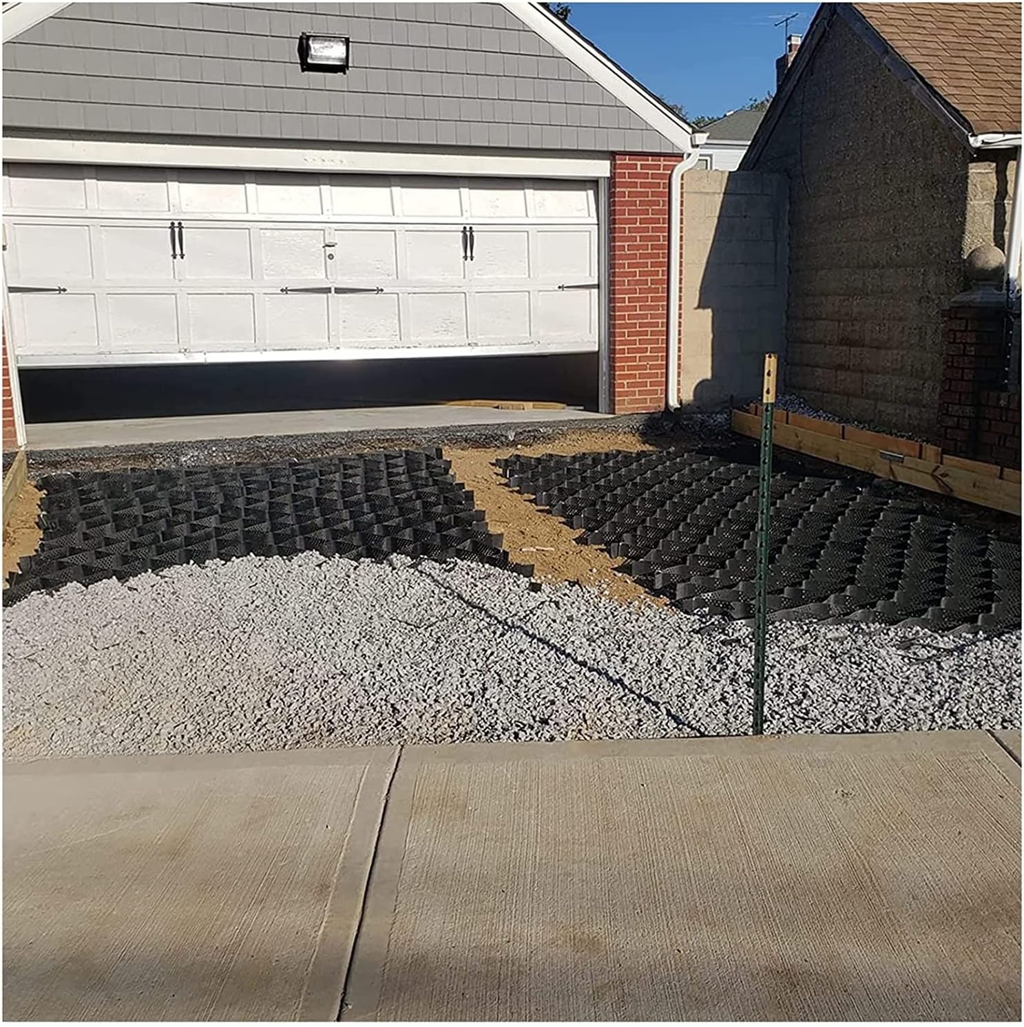 Amazon.com: Geo Grid Anti-Skid Ground Grid with Drain Holes, 2" Heavy ...