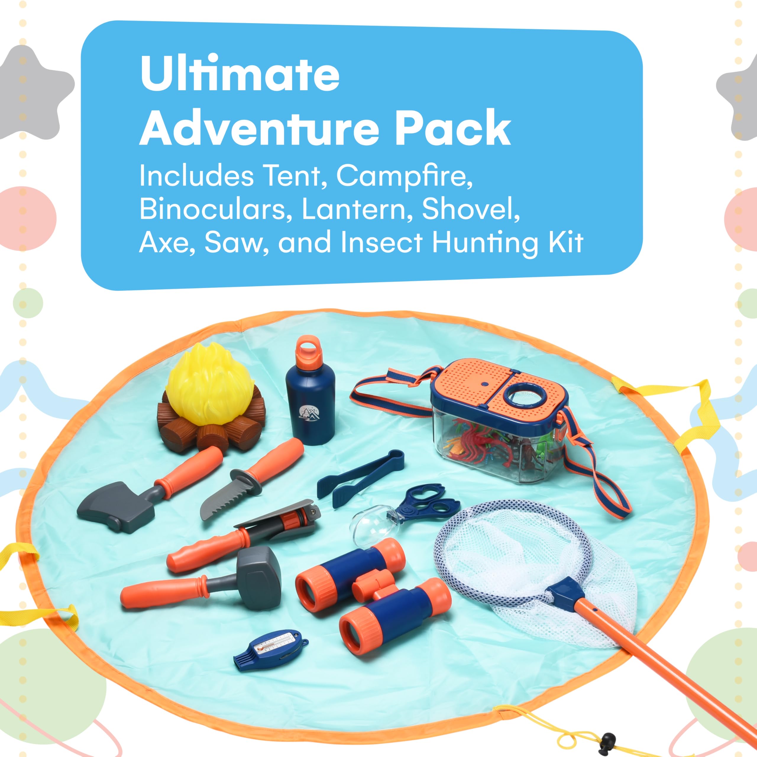 Snapklik.com : Kidzlane Childrens Camping Adventure Pack - 24pc Nature ...