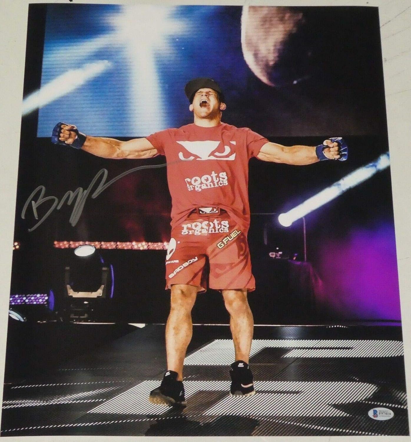 Brent Primus Signed 16x20 Photo BAS Beckett COA Bellator MMA Picture ...