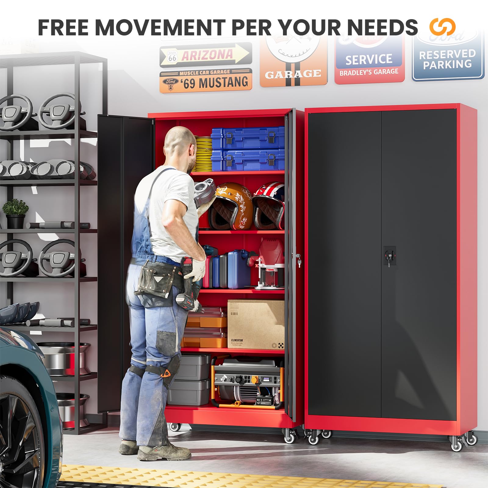 2 Car Garage Cabinets Home