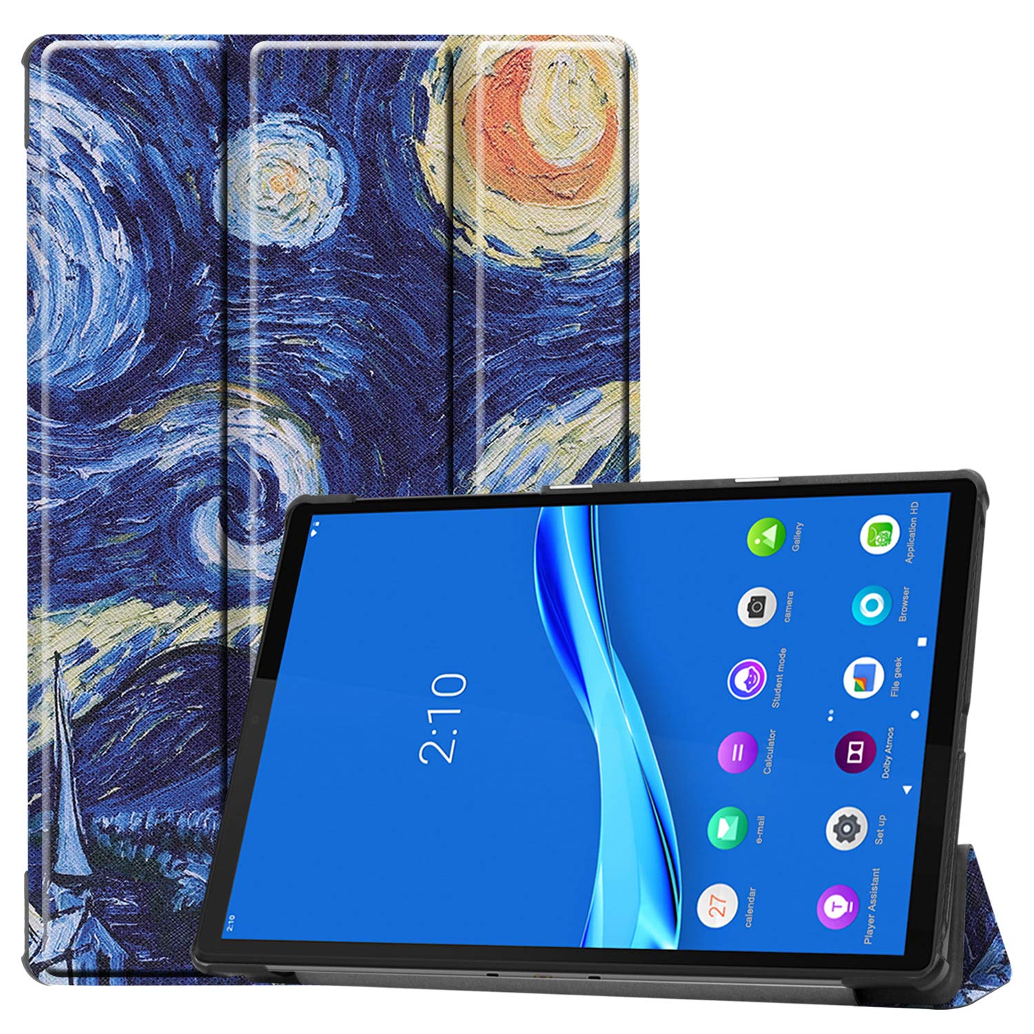 Amazon.co.jp: Pokaas Lenovo Tab M10 FHD Plus ケース Lenovo Tab M10 Plus ...