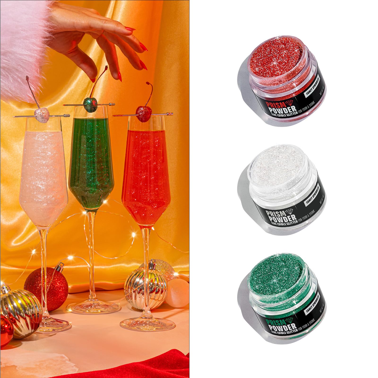 Amazon.com: Fancy Sprinkles Limited Edition Holiday Madame Claus Ruby ...