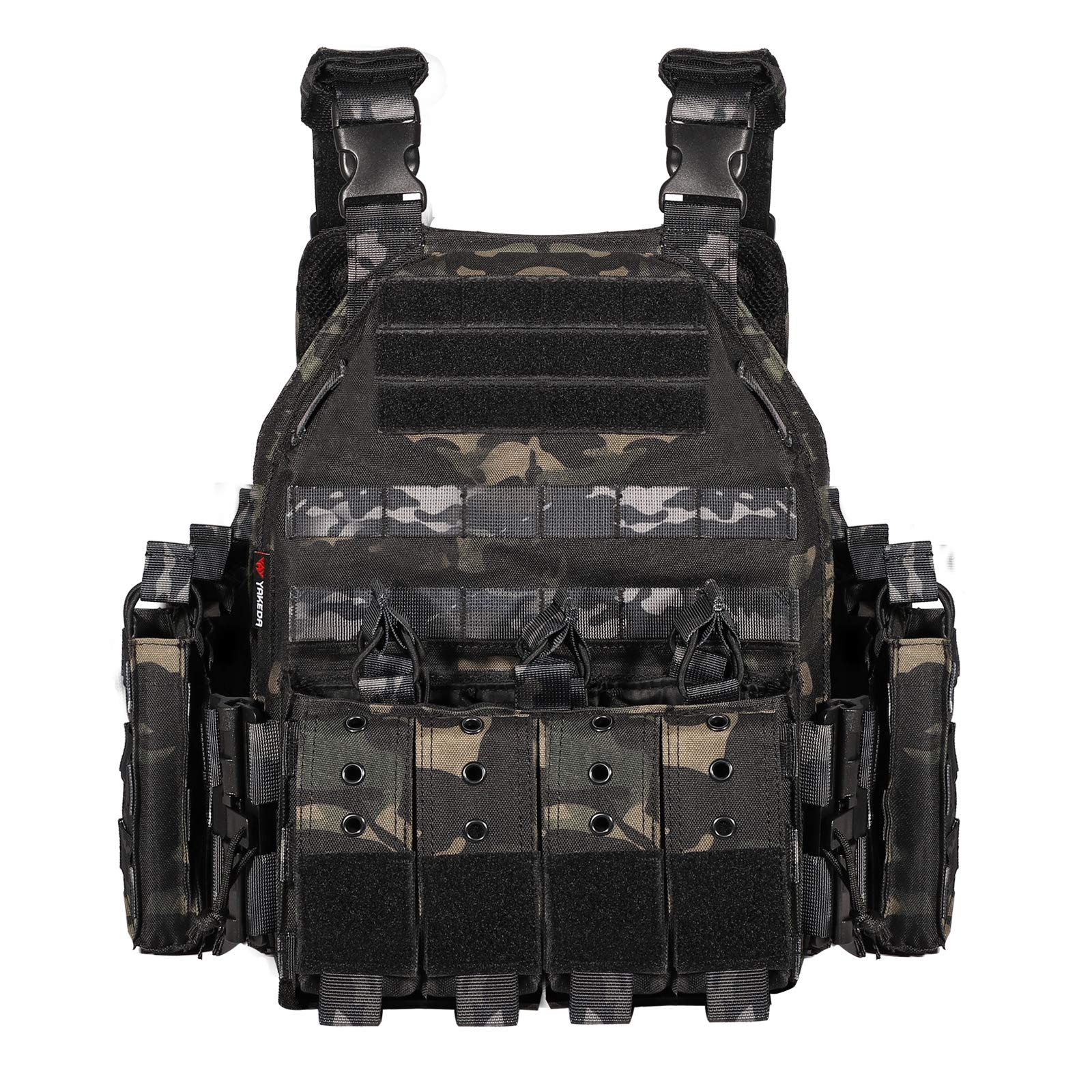 YAKEDA Quick Release Tactical Outdoor Vest for Adult