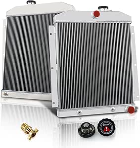 Amazon.com: OzCoolingParts 3 Row Core All Aluminum AE5100 Radiator for 1947-1954 48 49 50 51 52 ...