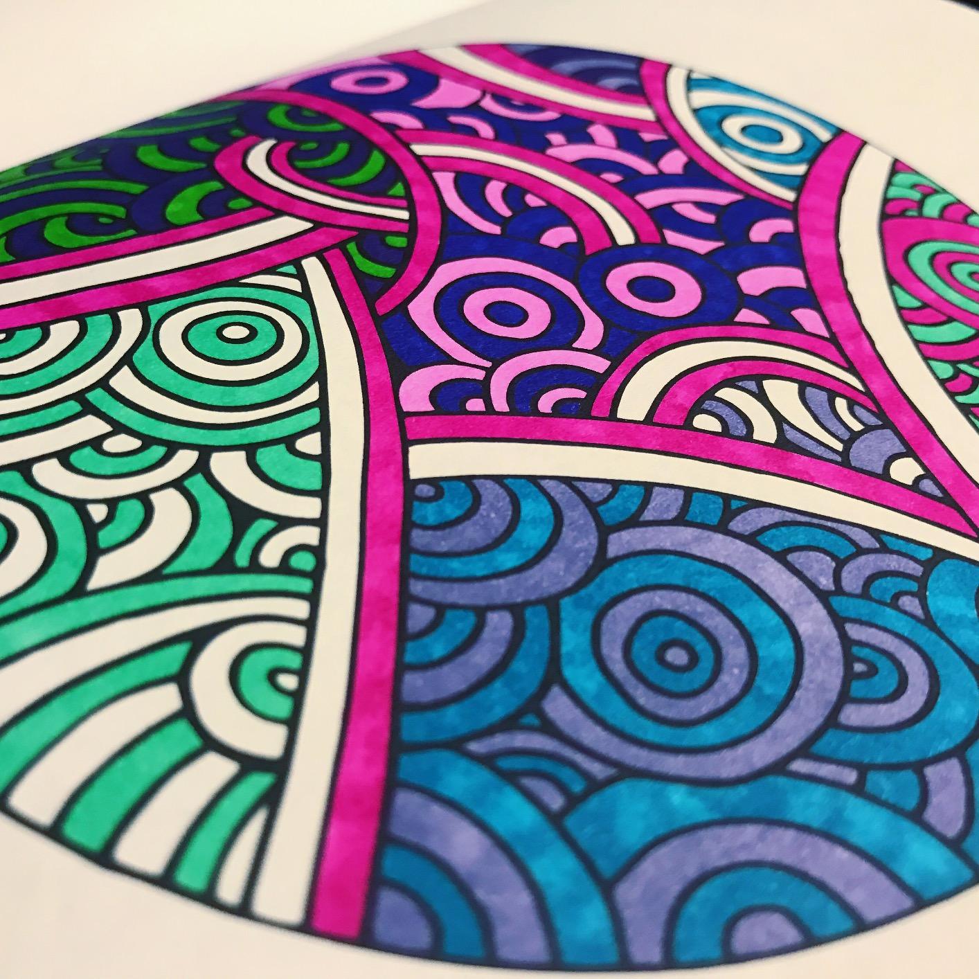 Amazon.com: A Ridiculous Abstract Adult Coloring Book for Stress Relief ...