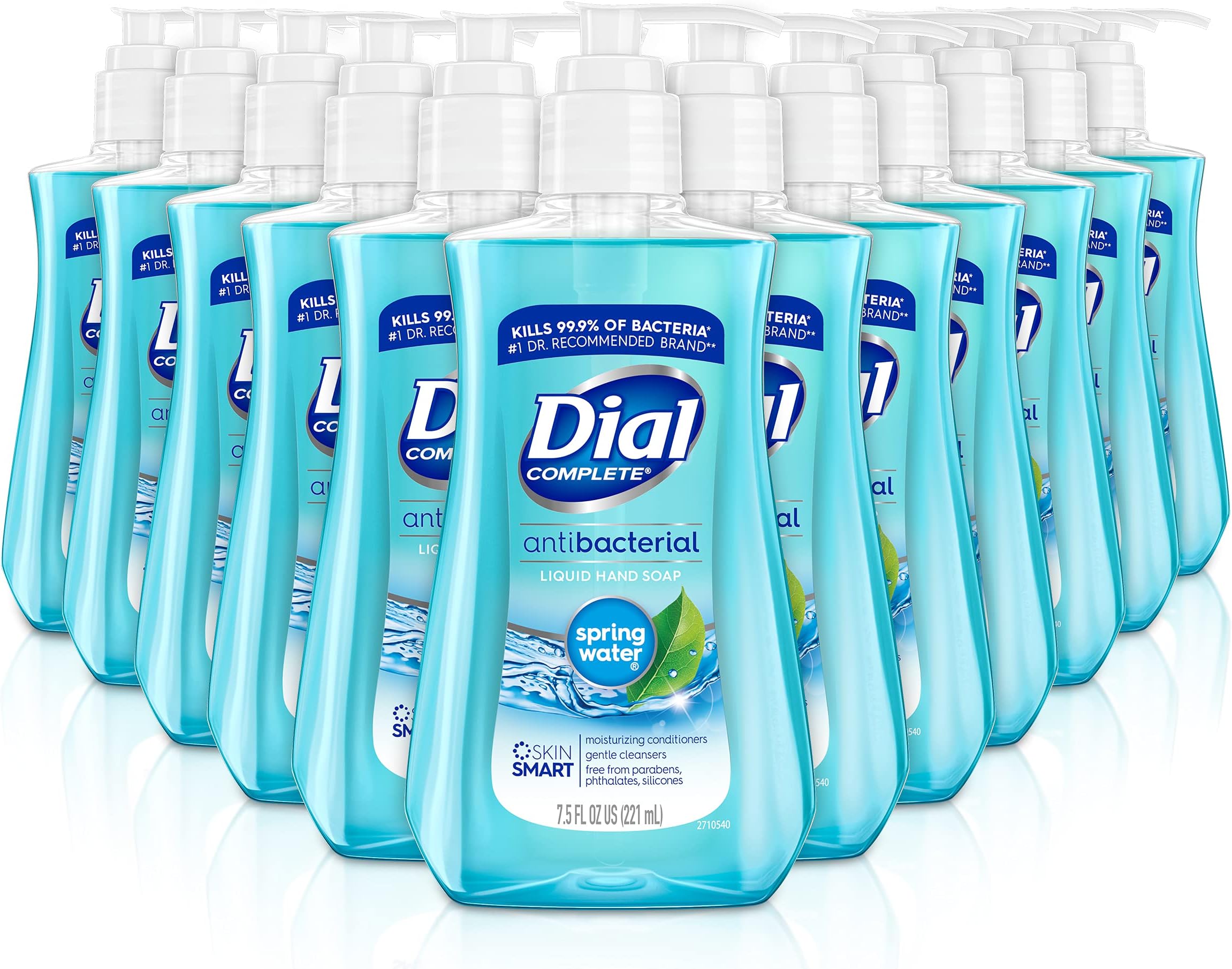 Amazon.com : Dial Antibacterial Liquid Hand Soap Spring Water 7.5oz ...