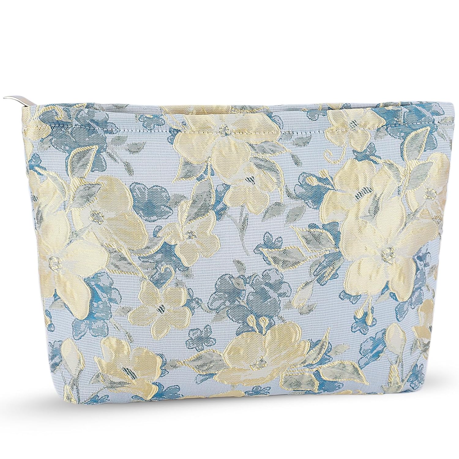 Amazon.com: ZLFSRQ Flower Makeup Bag for Women Girls Travel Cute Floral ...