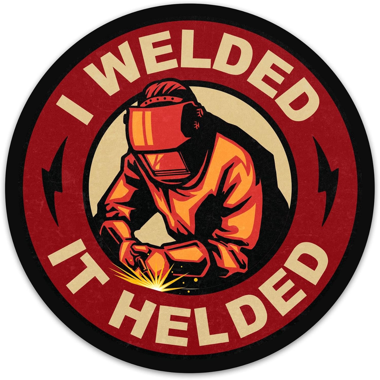 Amazon.com: (3PCs) I Welded It Helded Sticker, Funny Welder Blue Collar ...