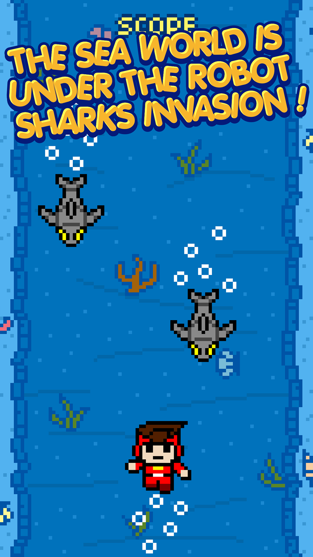 Little Brave Hero Boy : Invincible Sea World Savior VS Bad Robot Shark ...