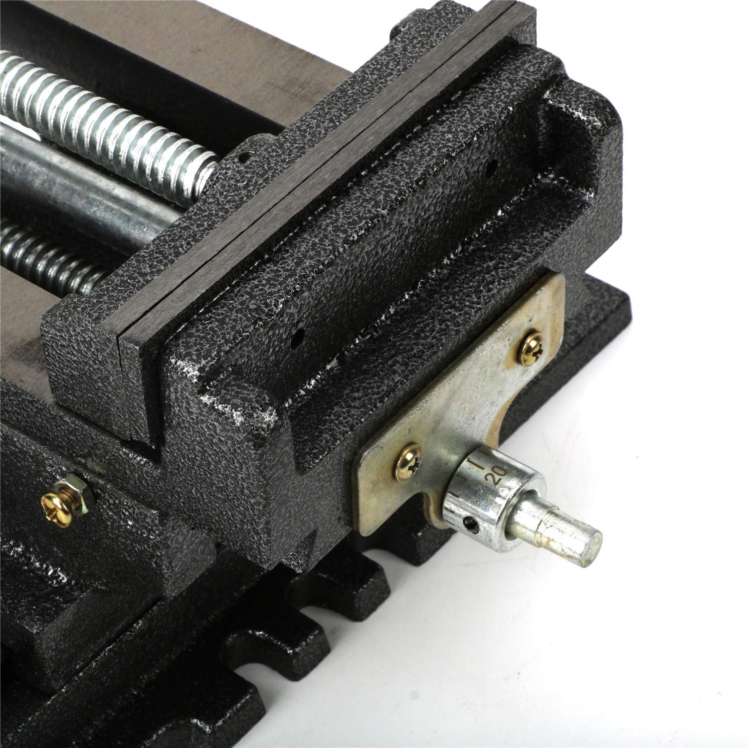 MYOYAY 6" Cross-Slide Drill Press Vise Heavy Duty Cast Iron 2 Way X-Y ...