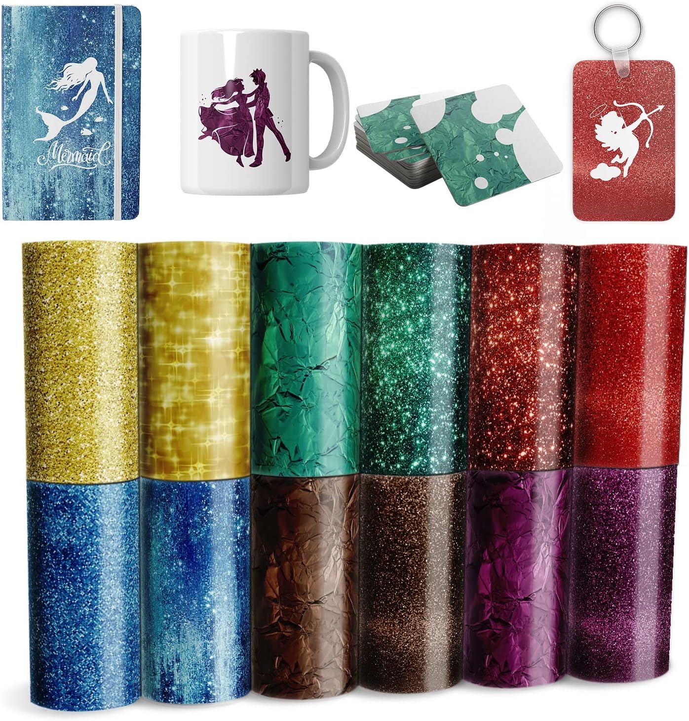 Amazon.com: Sublimation Transfer Ink Sheets-Glitter-Sublimation Paper ...