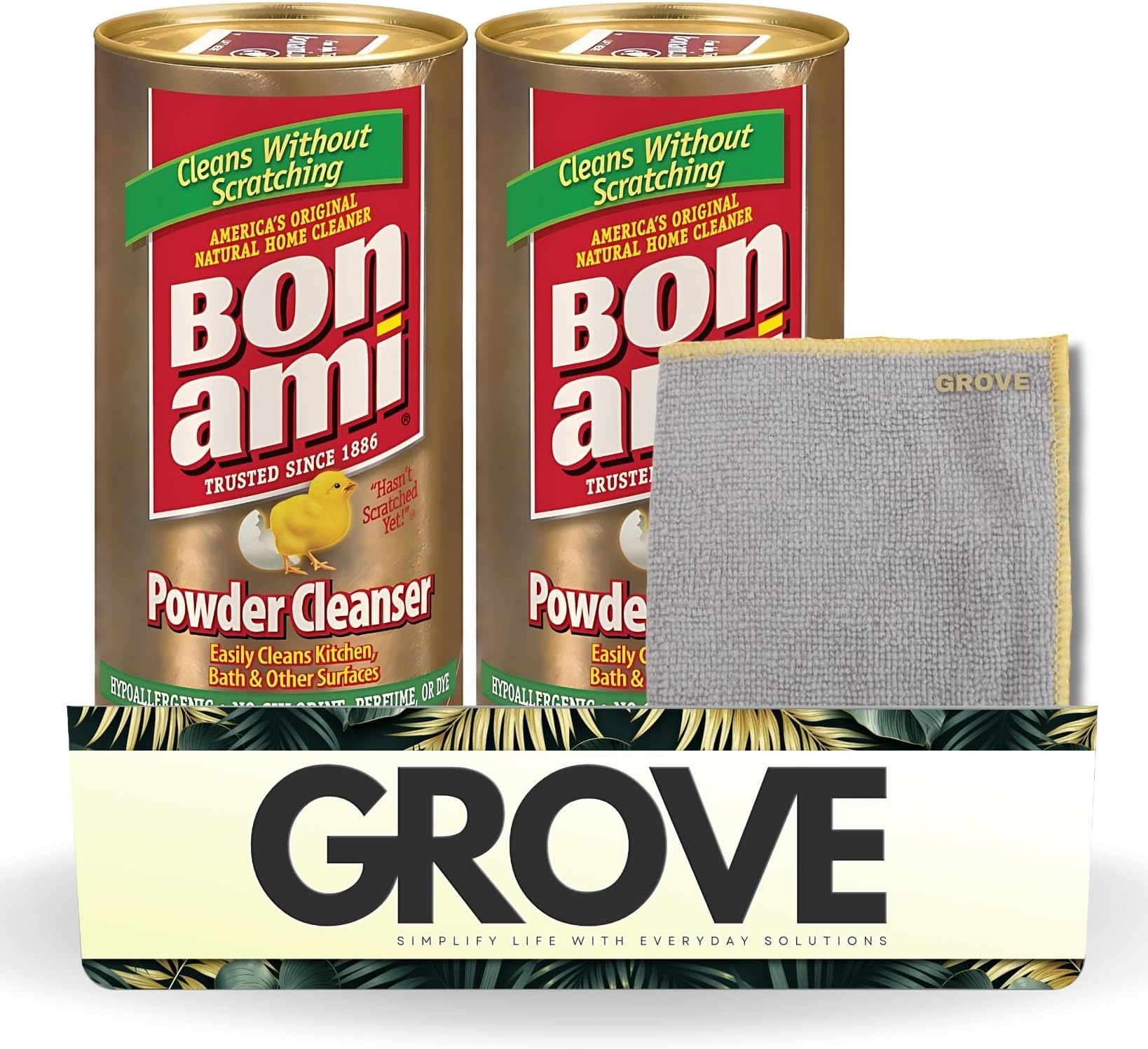 Amazon.com: BON AMI Powder Cleanser for Kitchens & Bathrooms - All ...
