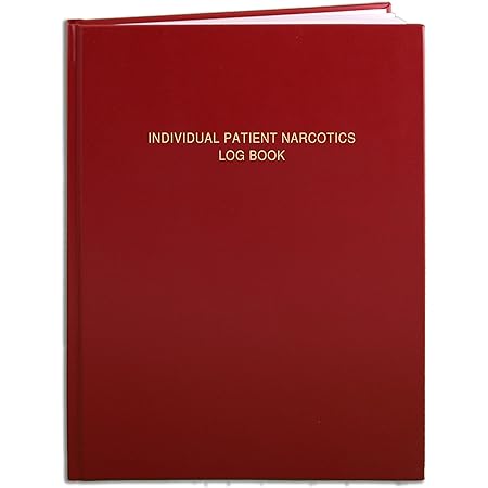 Amazon.com: Medline Hard Cover Controlled Substance Drug Log Book, 323 ...