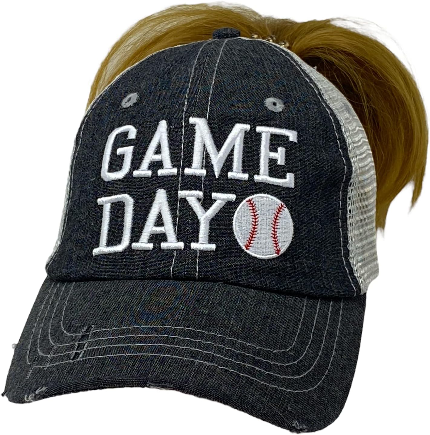 Amazon.com: Cocomo Soul Womens Game Day Baseball Hat | Game Day ...