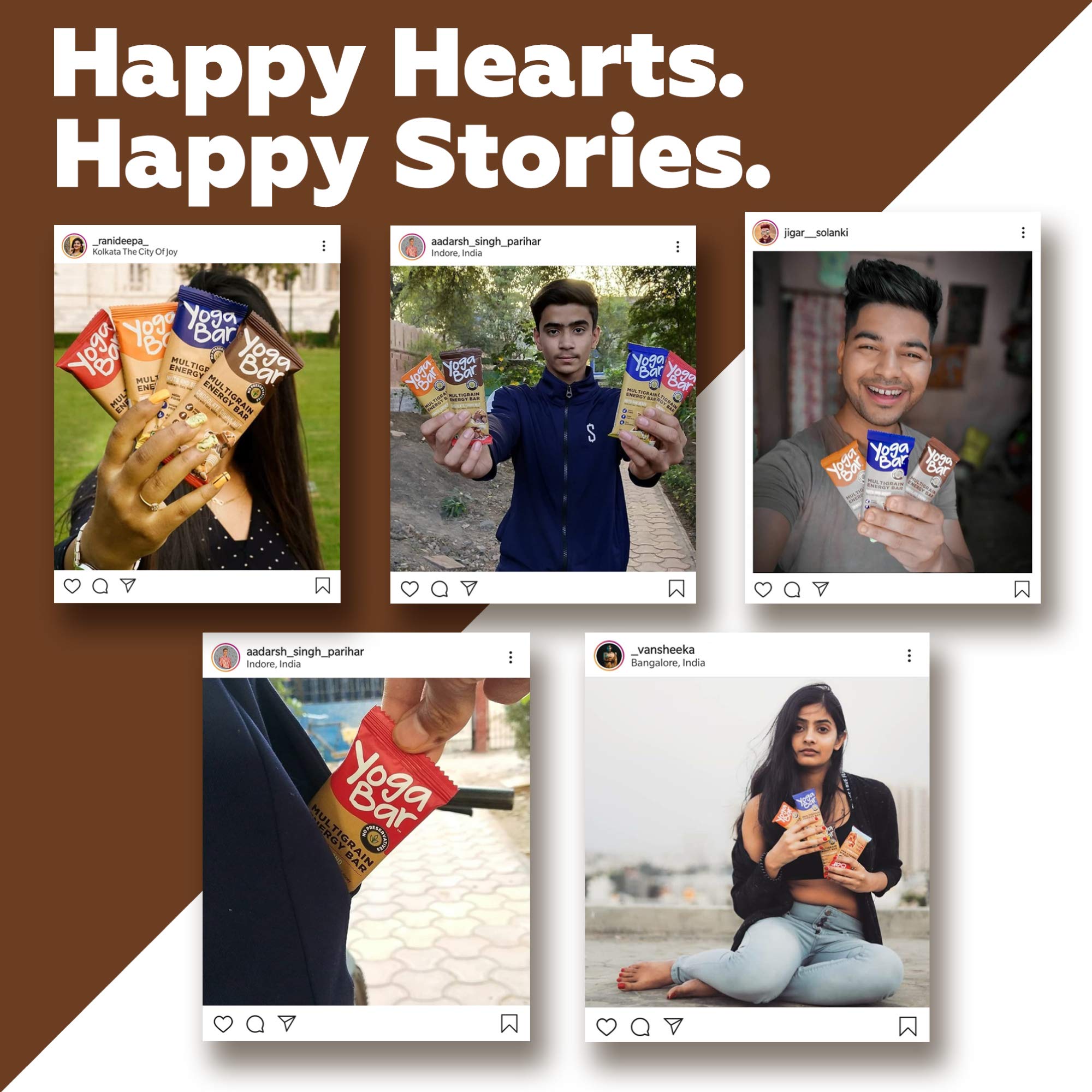 Buy Yogabar Chocolate Chunk Multigrain-Energy Bars - Pack of 20 ...