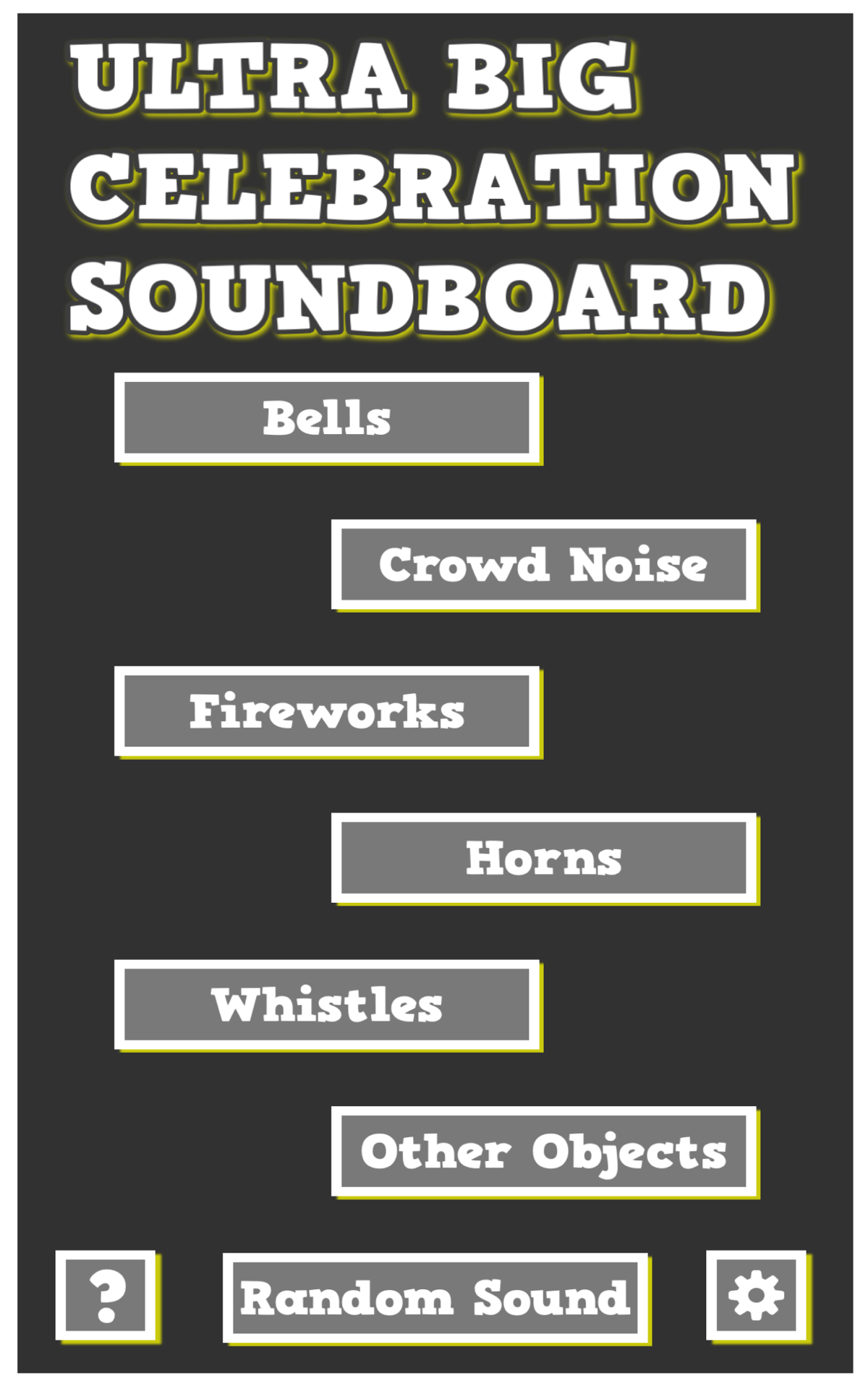 Ultra Big Celebration Soundboard (Sound effects for birthdays, new ...