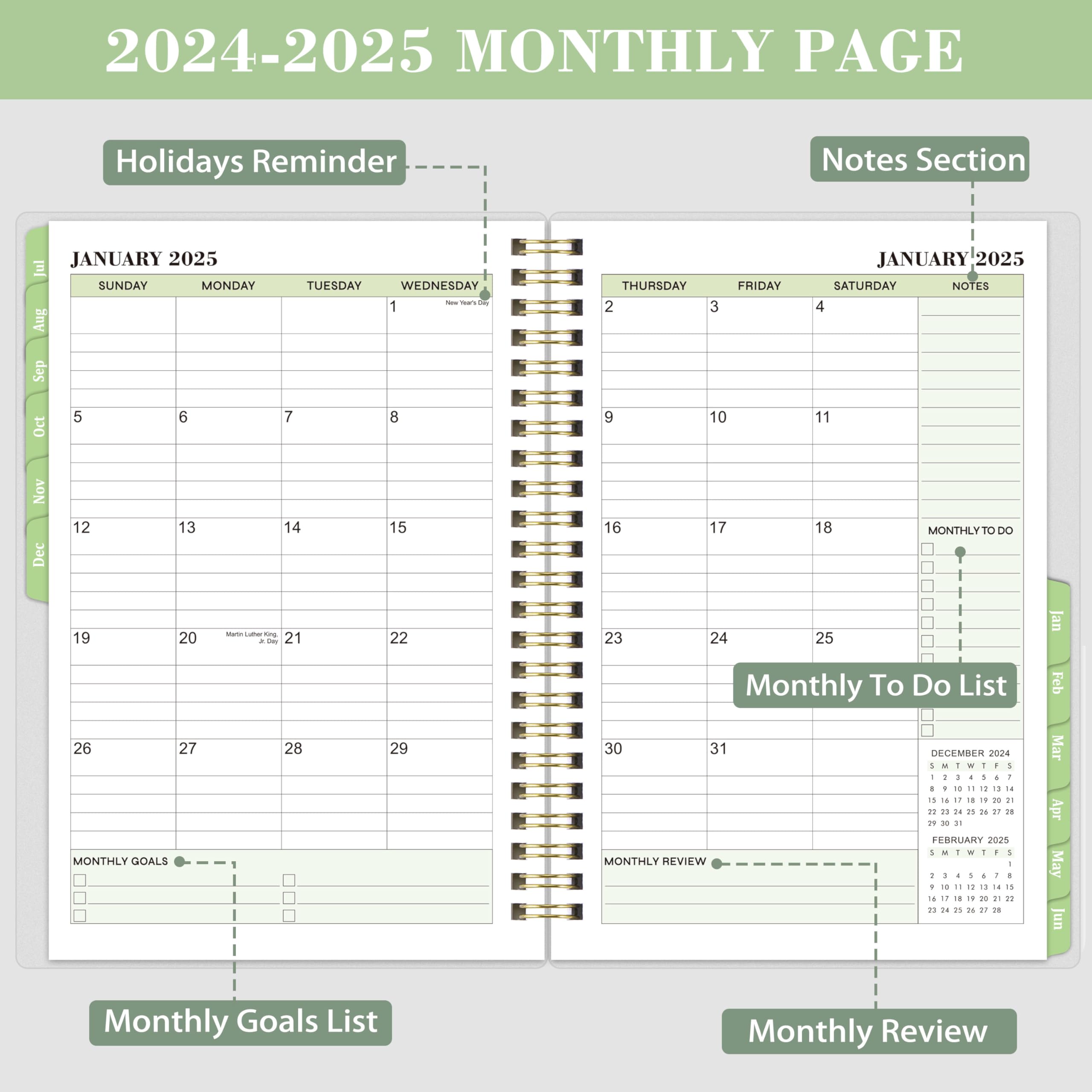 Snapklik.com : Planner 2024-2025 - 2024-2025 Academic Planner From July ...