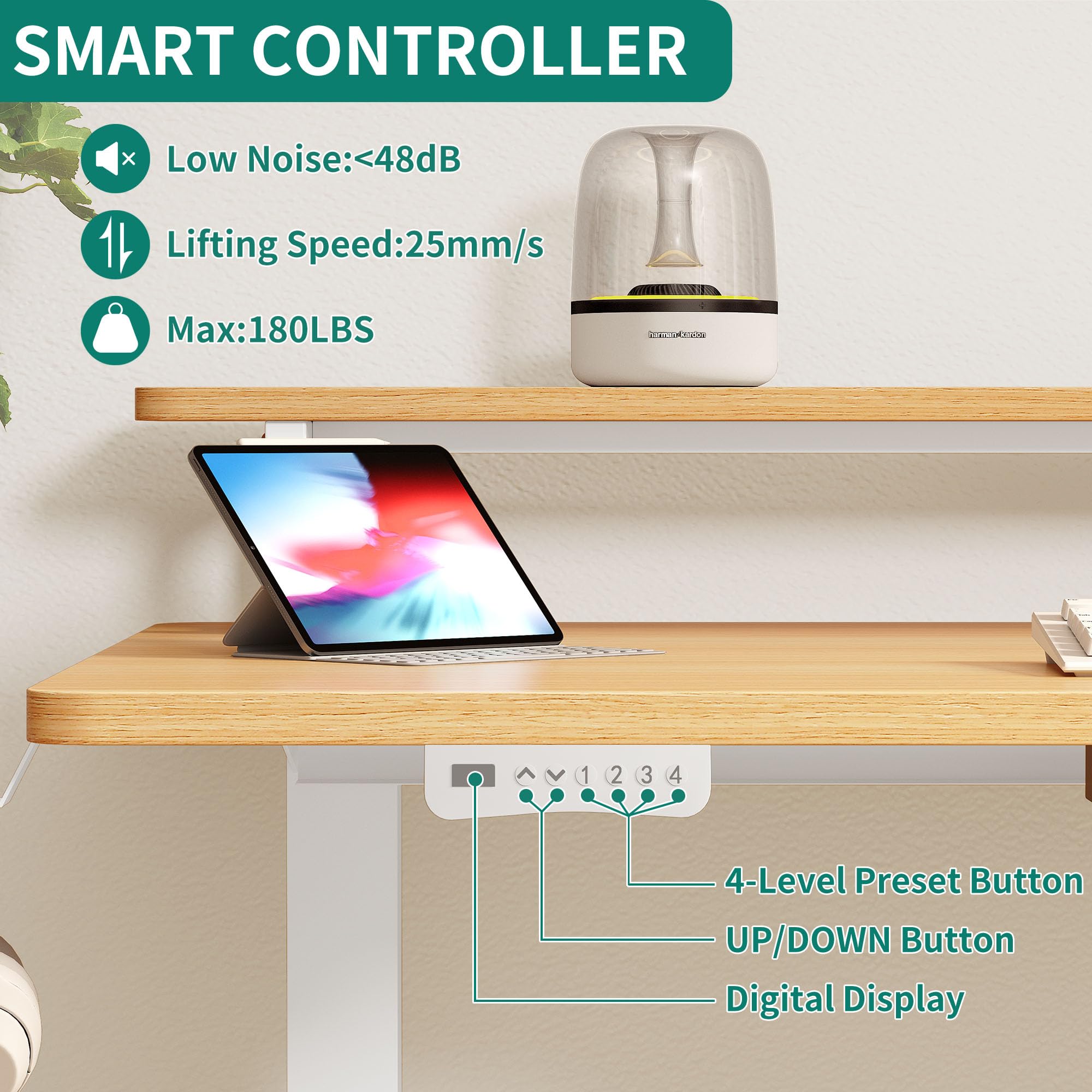 Snapklik.com : YITAHOME Electric Standing Desk