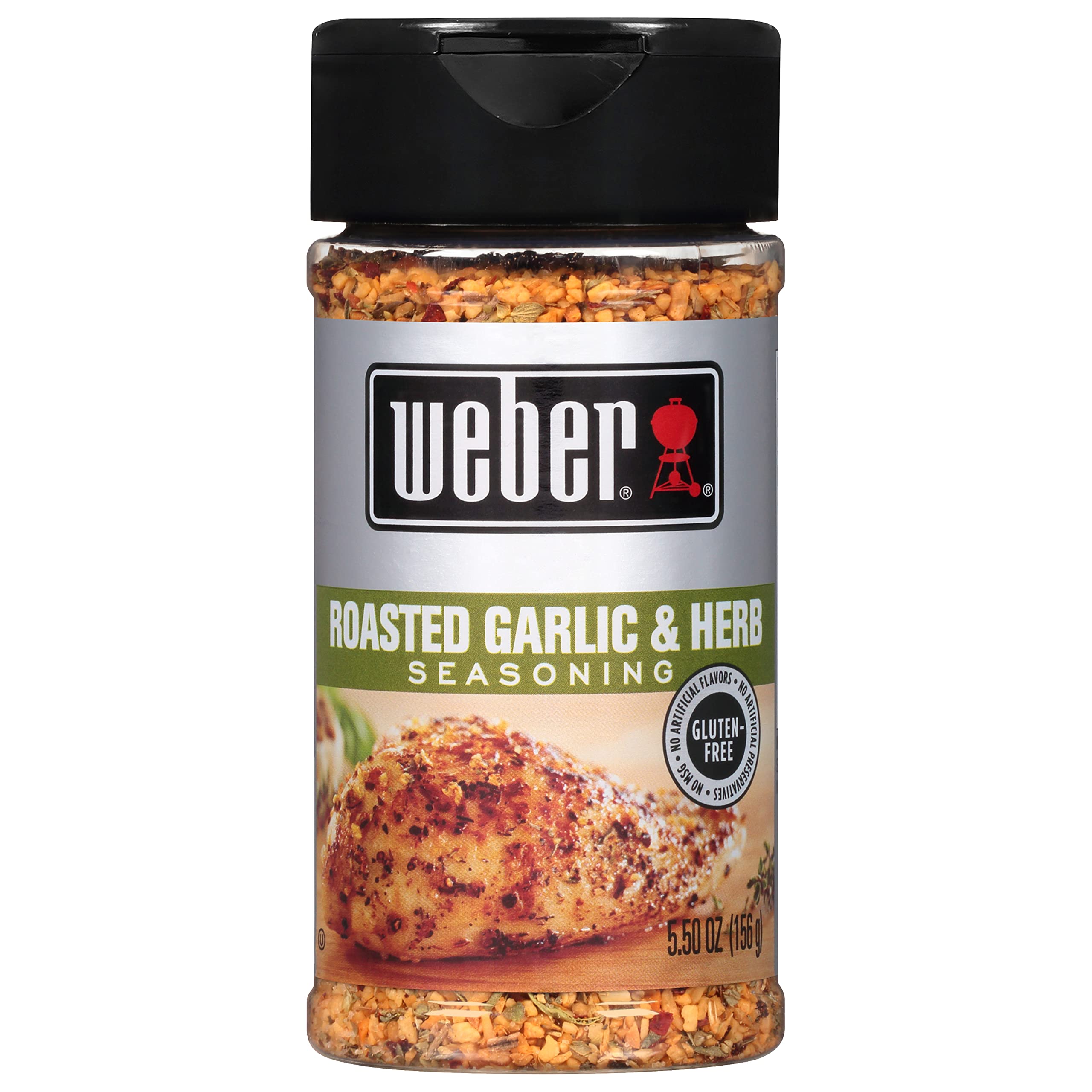 Amazon.com : Weber Roasted Garlic & Herb Seasoning, 5.5 Ounce Shaker ...